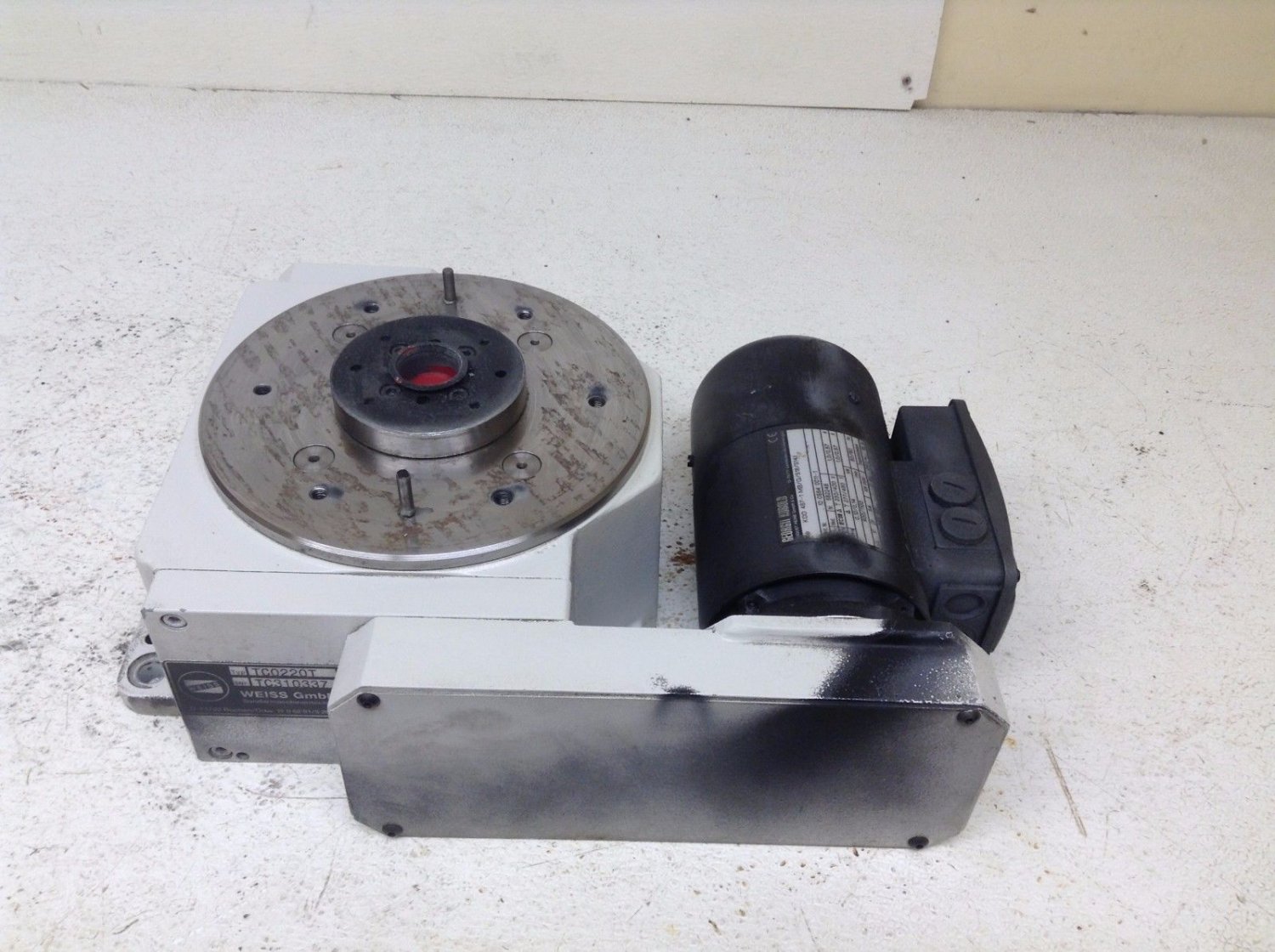 Weiss TC0220T Rotary Indexing Table Georgii Kobold 562246 480 VAC Motor