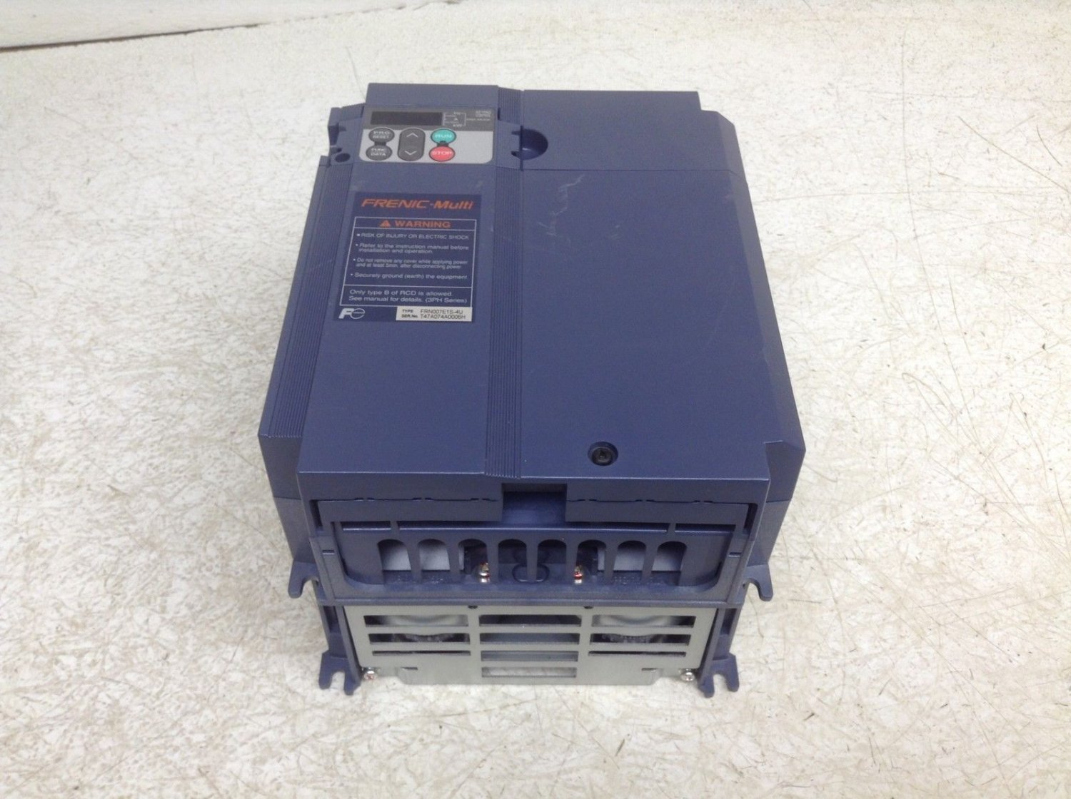 Fuji Electric FRN007E1S-4U Frenic-Multi 380-480 VAC Drive 7.5 HP ...