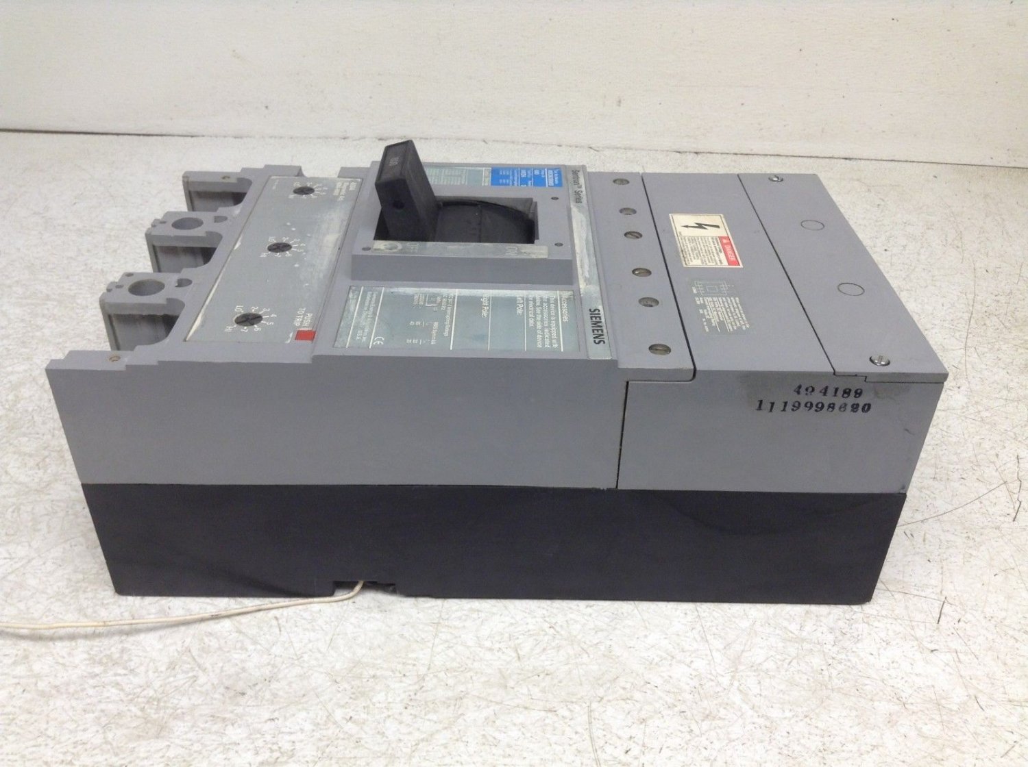 Siemens MXD63B800 800 Amp 600 V Circuit Breaker MXD63 B800 MXD63B MXD6