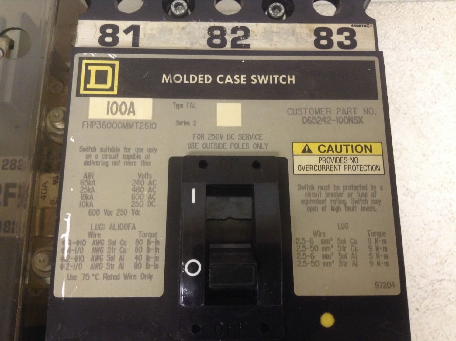 Reliance Electric 10FN4042 FlexPak 3000 D-C V*S Drive 5/10 HP 240/500 VDC