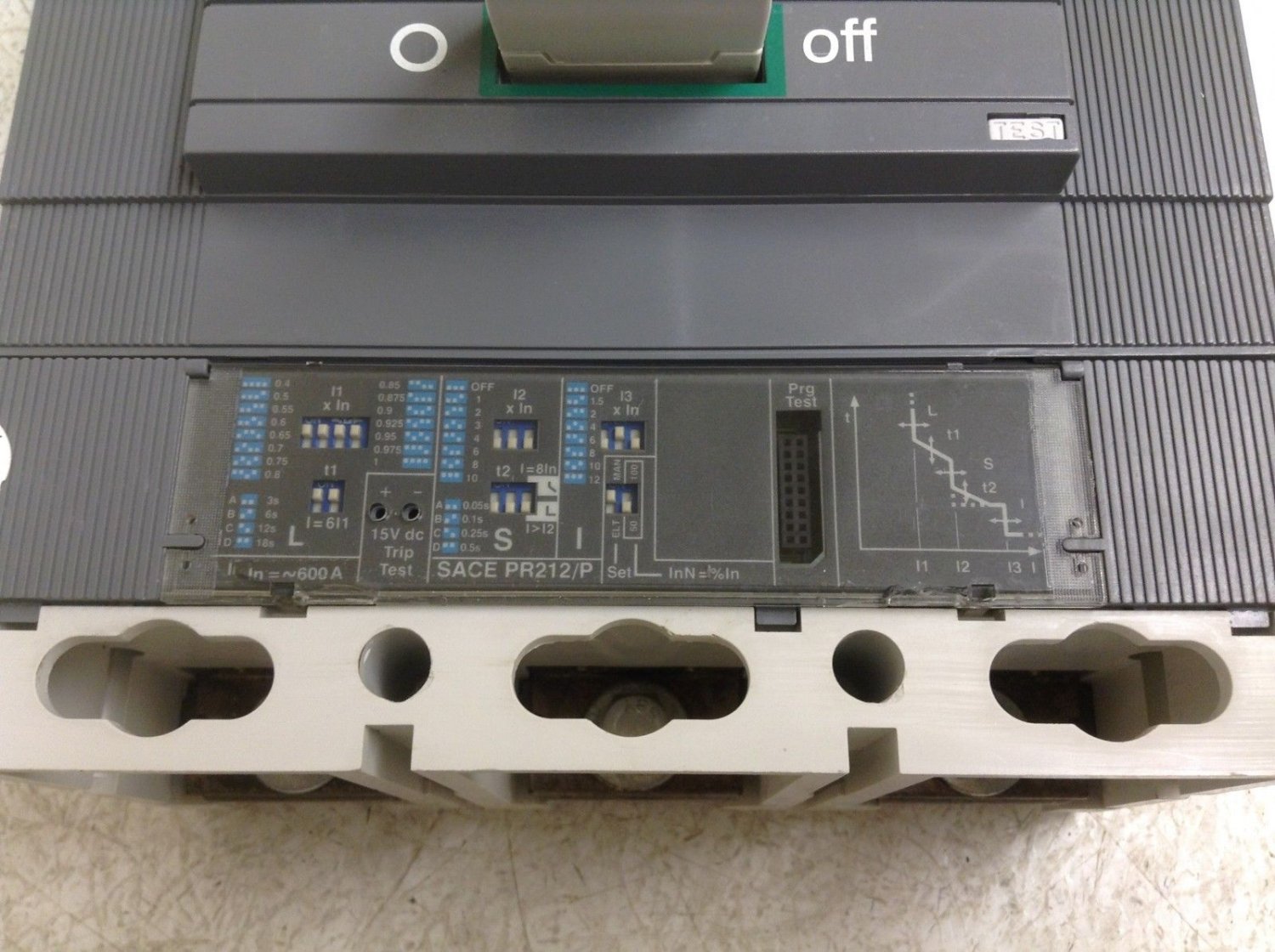 ABB S6H 600 Amp 600 VAC 3 Pole Circuit Breaker Sace S6 PR212/P