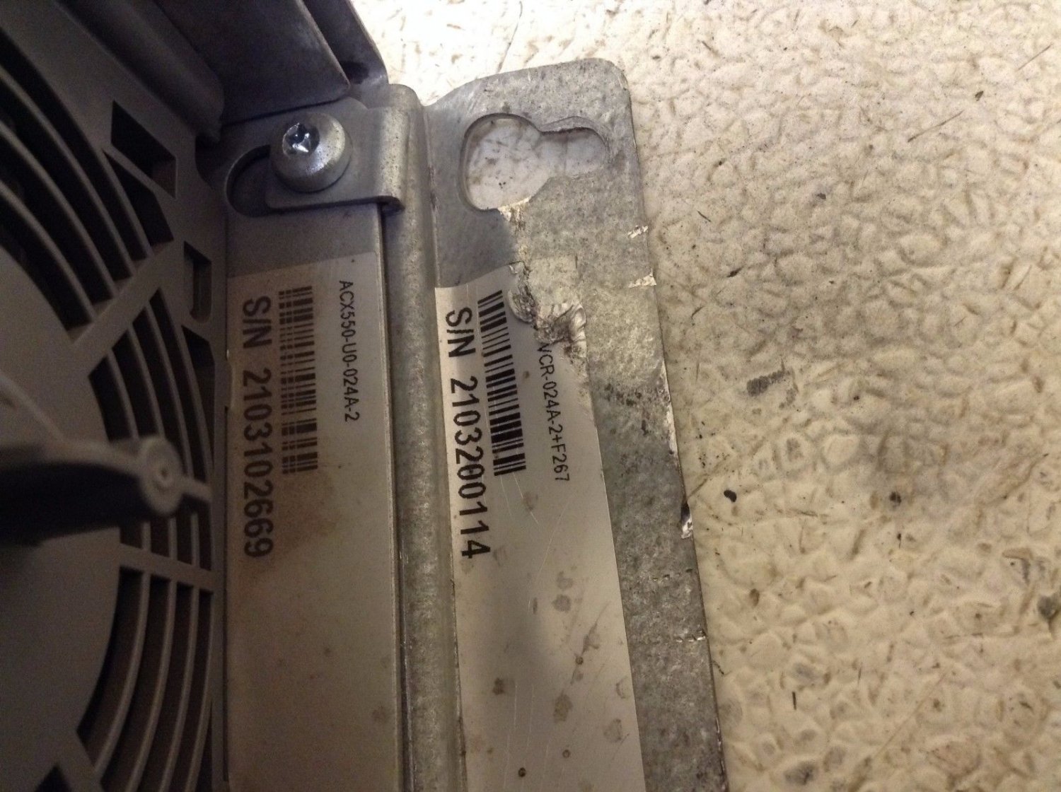 ABB ACX550-U0-024A-2 ACH550-VCR-024A-2+F267 7.5 HP 240 VAC HVAC Drive