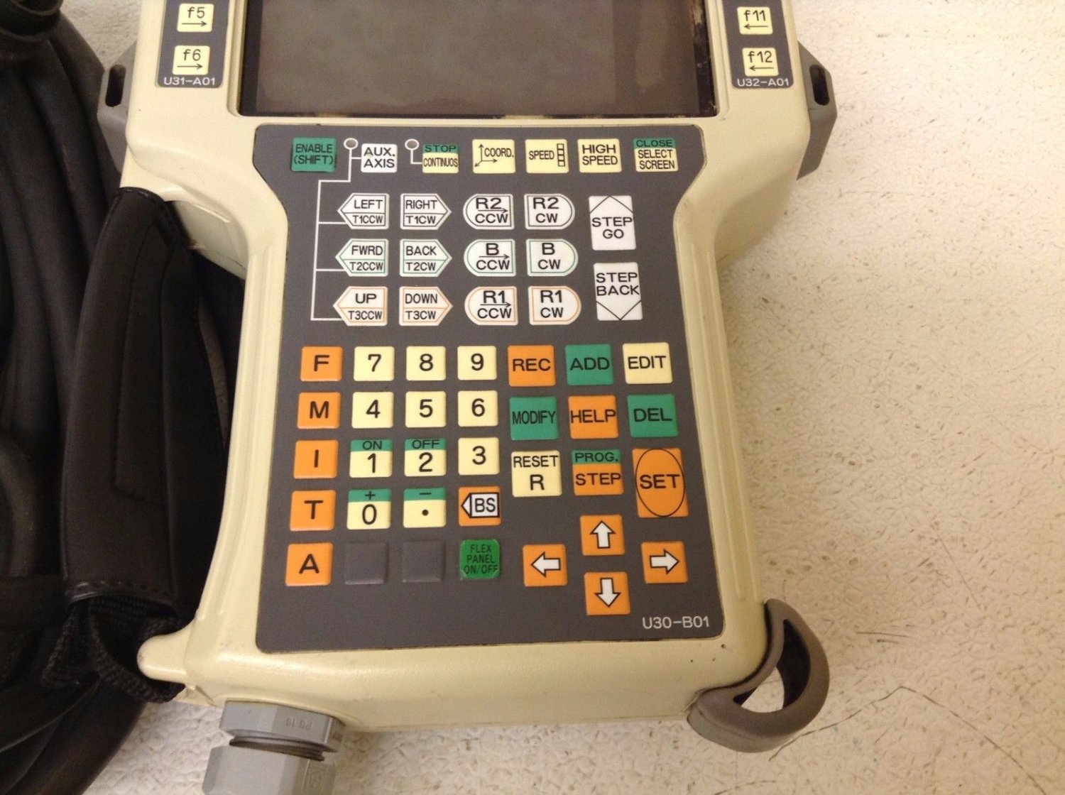 Nachi Fujikoshi RTP101-10 Robot Teach Pendant U30-B01 U32-A01 RTP10110 ...