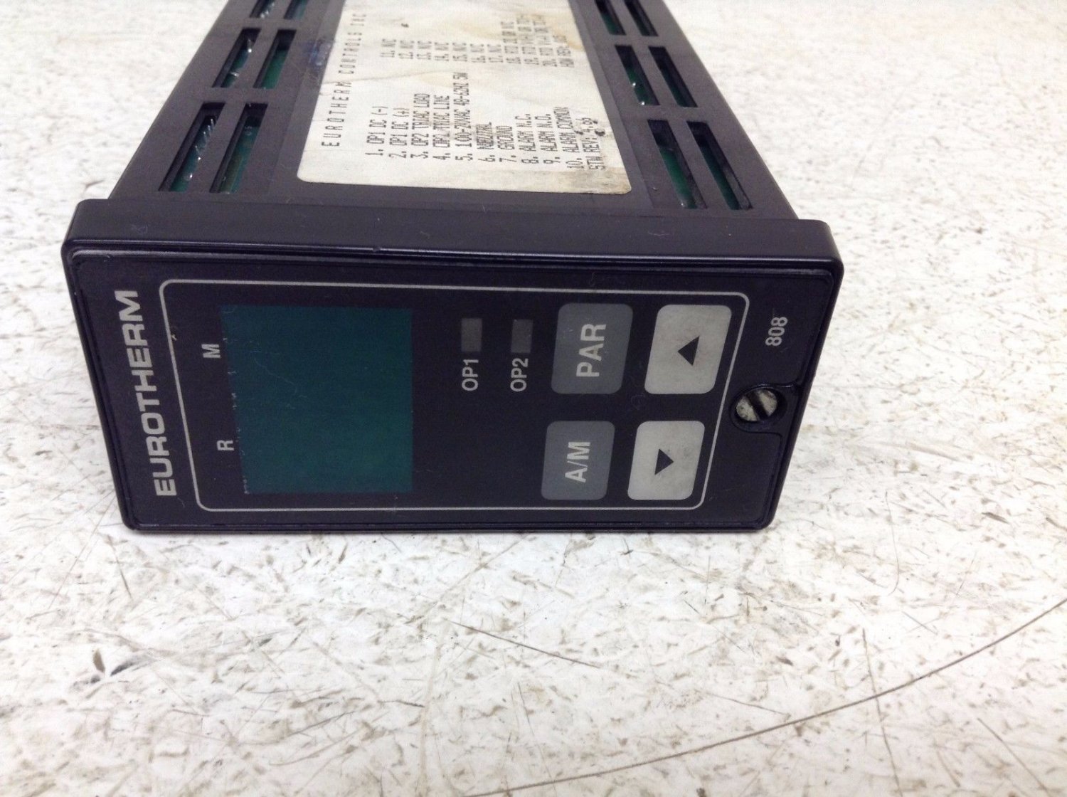 Eurotherm 808/D1/T1/R1/0/0/QS/ (AJHC415) /CE 808 Temperature Controller