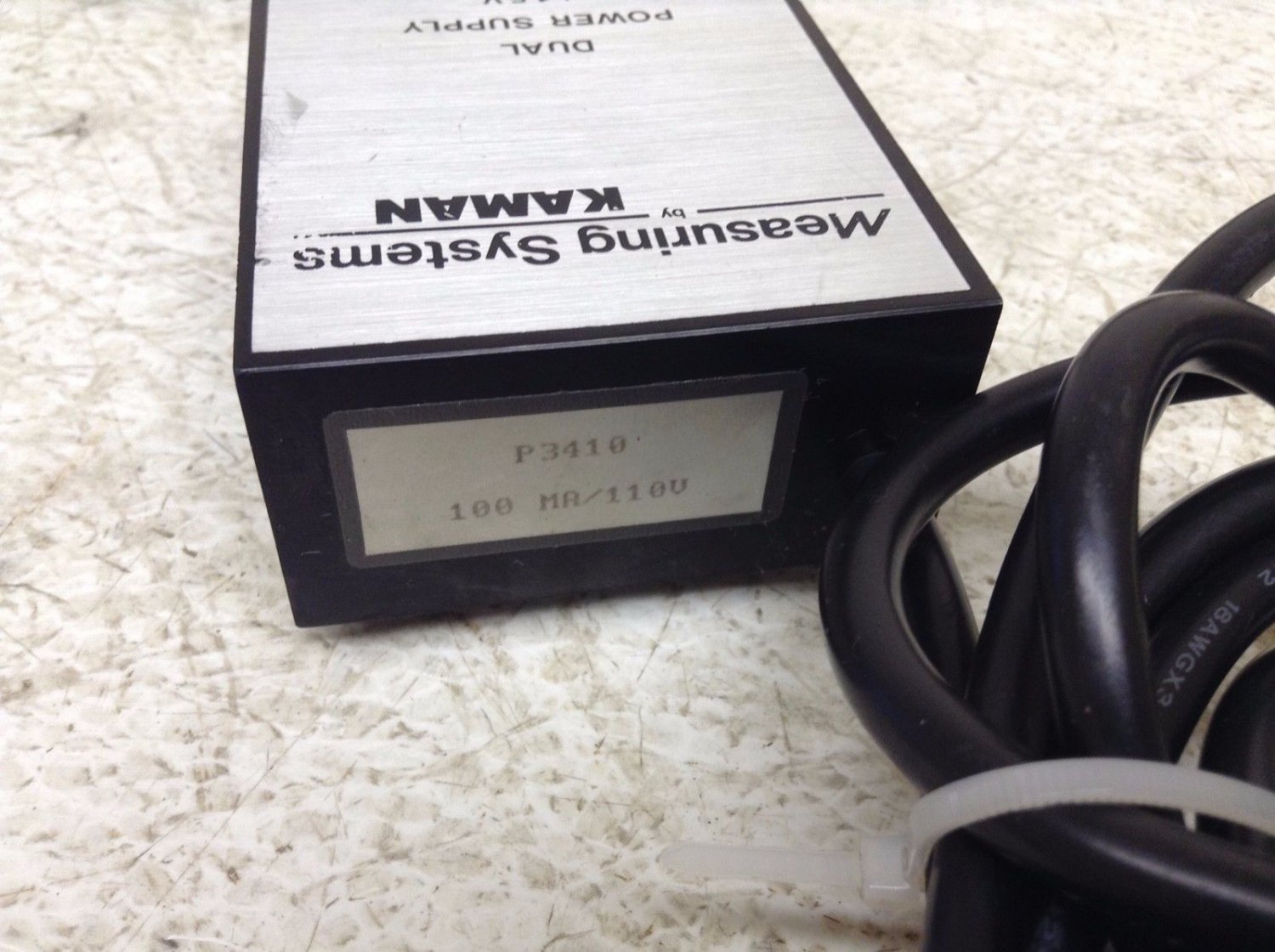 Kaman P3410 100 MA/110 V Measuring Systems Dual Power Supply +- 15 V P-3410