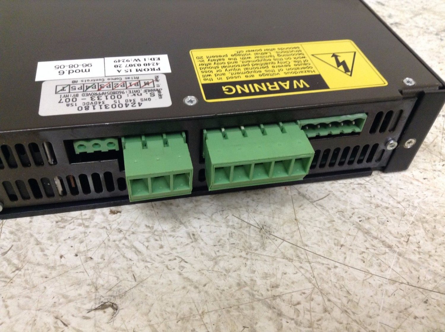 Atlas Copco 4240031180 Servo Control Unit QMS 340 15 4240 0311 80 (TSC)