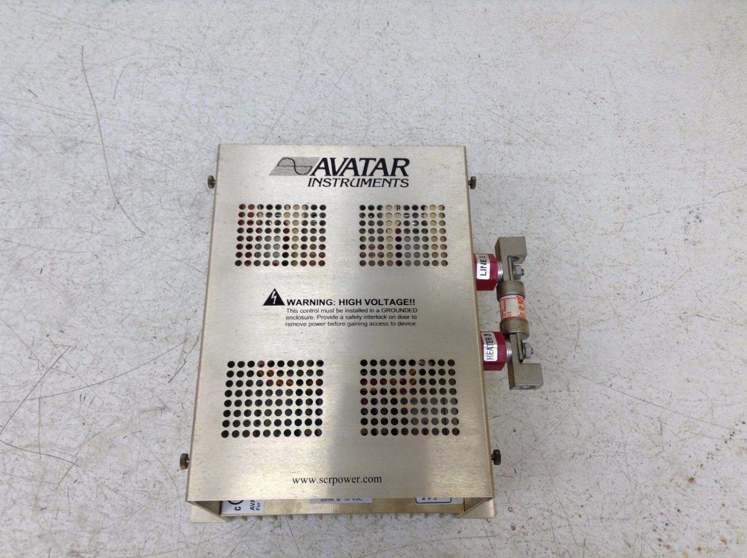 Avatar Instruments A3Z-48-60-3RD 480 V 60 Amp Power Controller ...