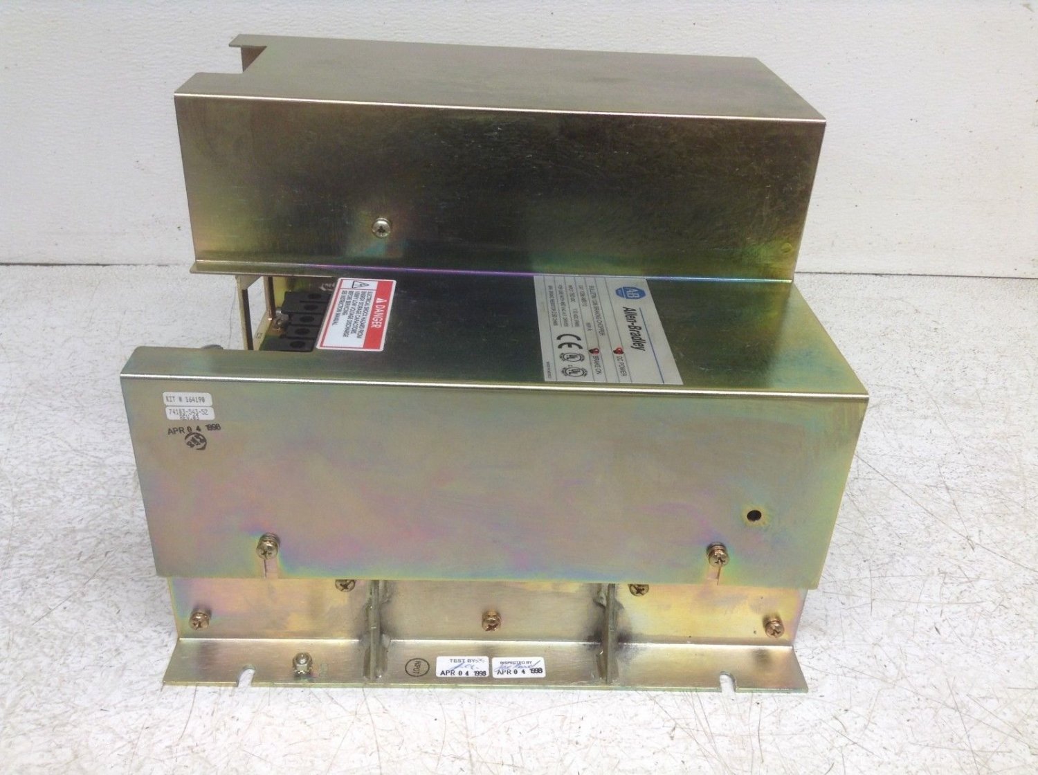 Allen Bradley 1336-WB110 Braking Chopper In 750 VDC 110 ADC Ser A ...