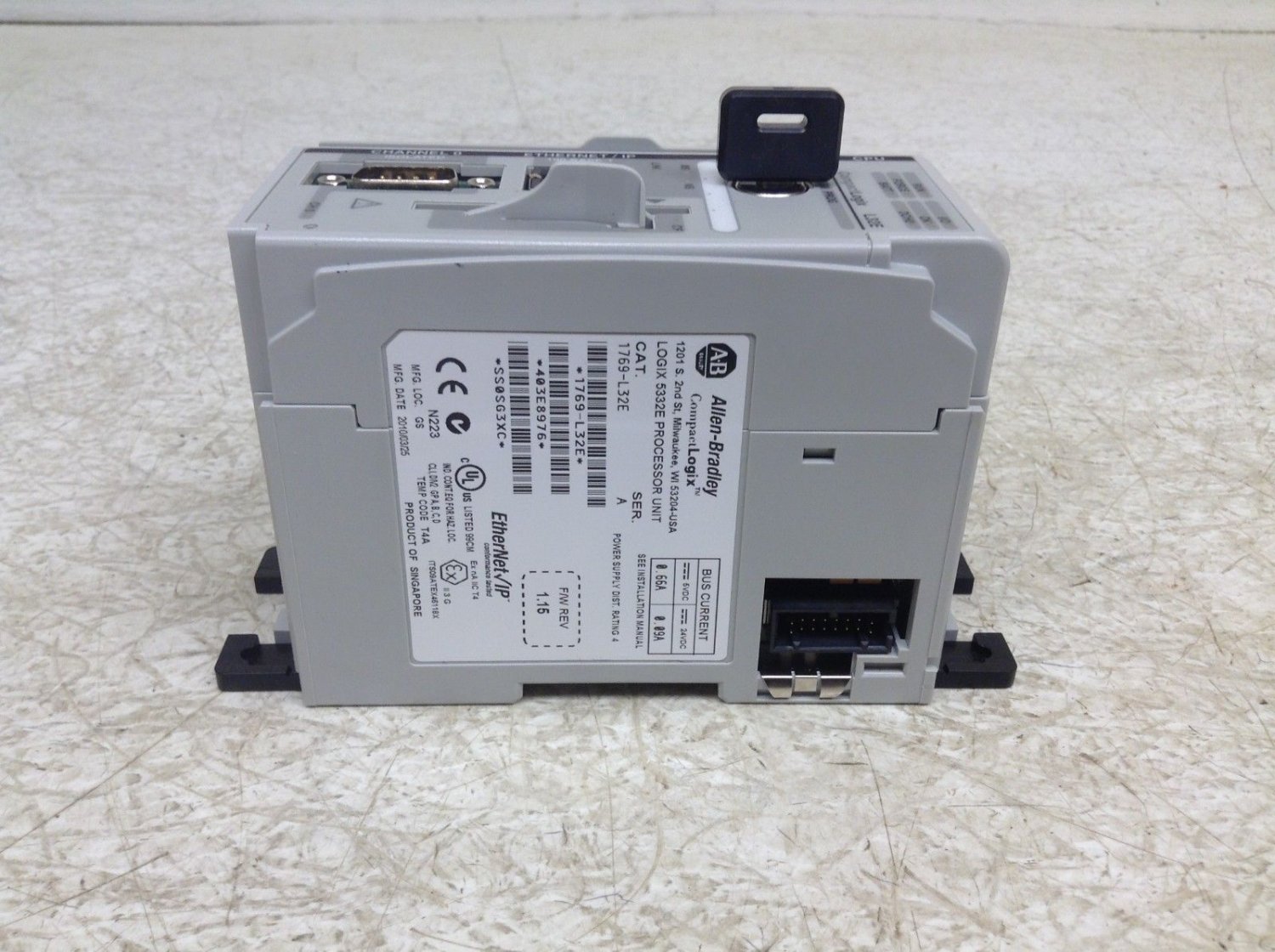 Allen Bradley 1769-L32E CompactLogix Logix 5332E Processor Ser A F/W 1. ...