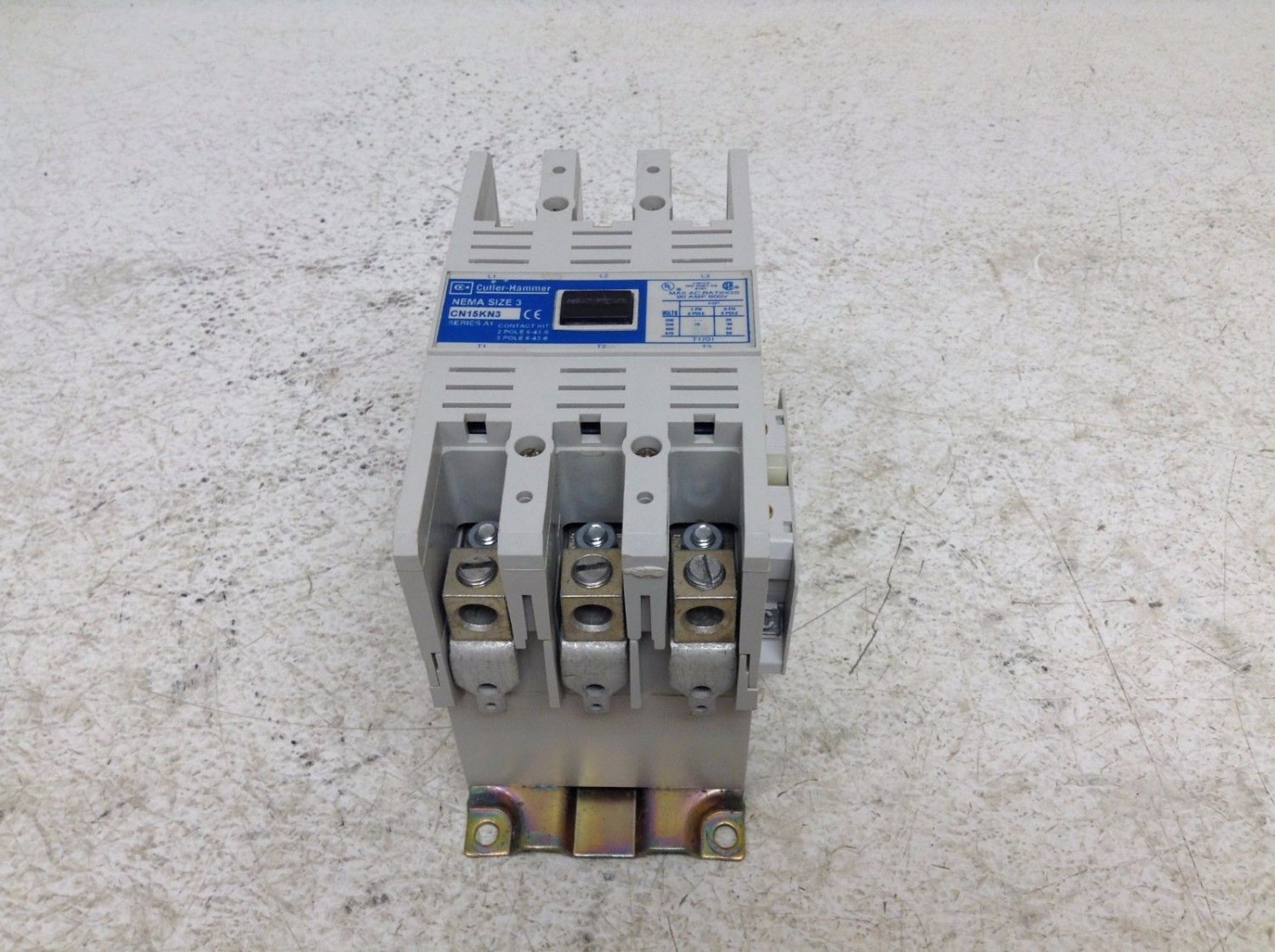 Cutler Hammer CN15KN3 90 A 208 VAC Coil Size 3 Contactor Starter Eaton ...