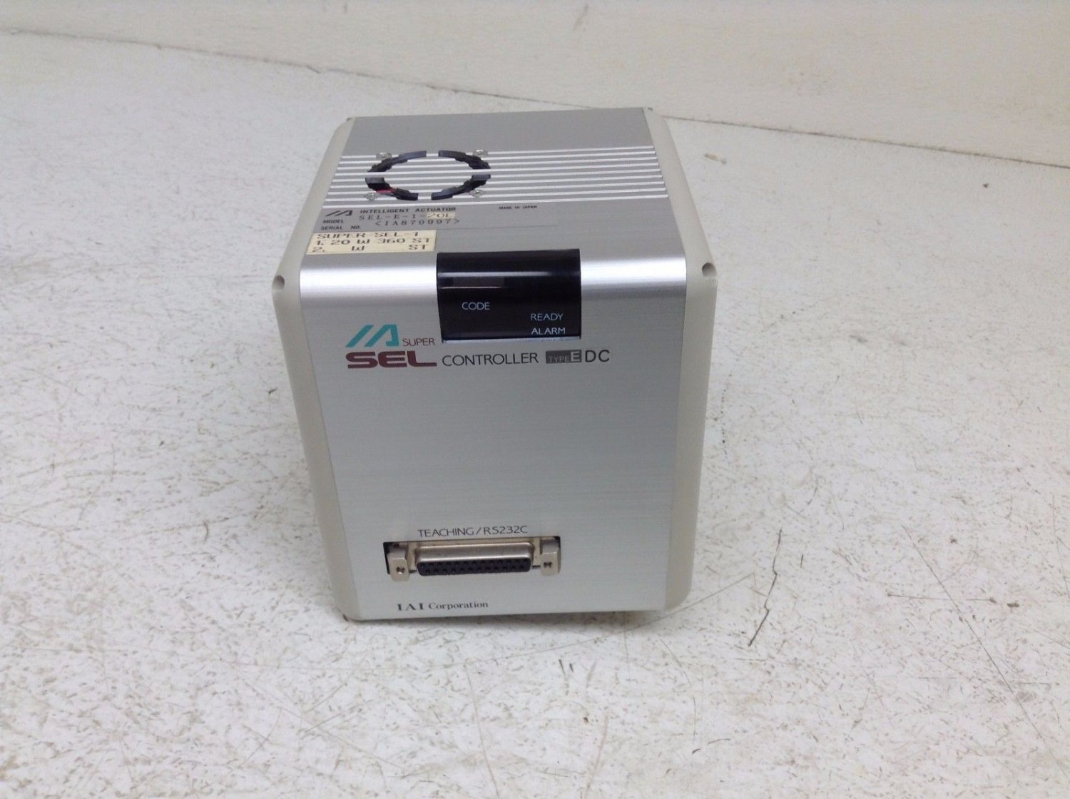 IAI SEL-E-1-20L SUPER-SEL-1 Intelligent Actuator EDC Controller SELE120L