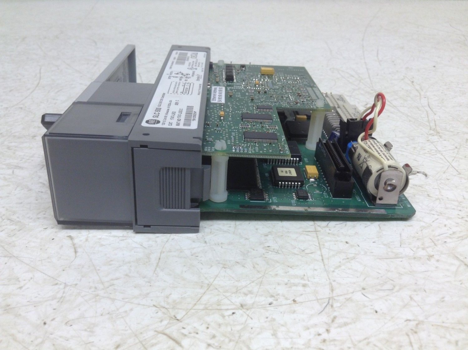 Allen Bradley 1747-L552 SLC 500 5/05 CPU Ser. C 1747-OS501 Ser. C FW. 13
