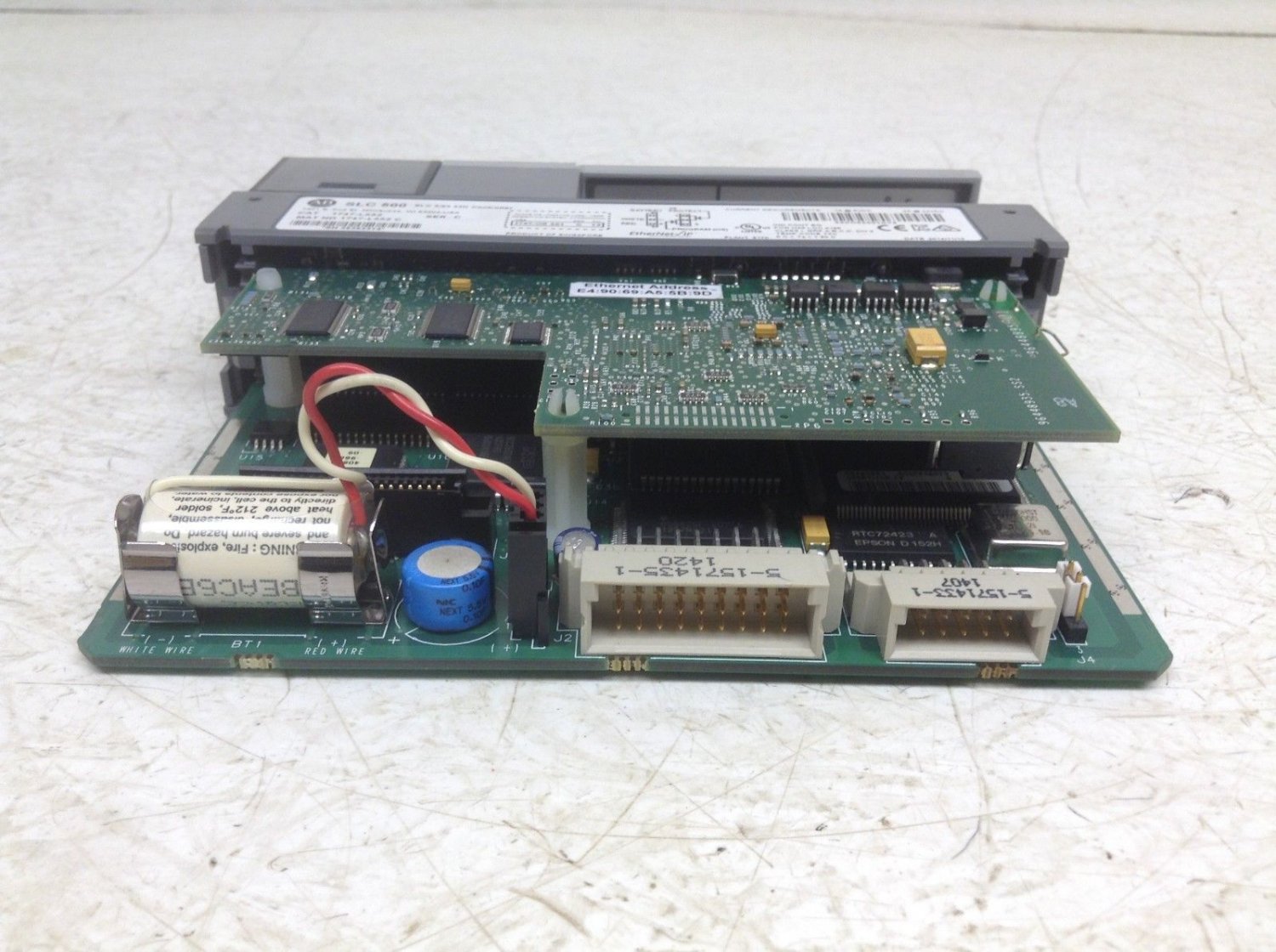 Allen Bradley 1747-L552 SLC 500 5/05 CPU Ser. C 1747-OS501 Ser. C FW. 13