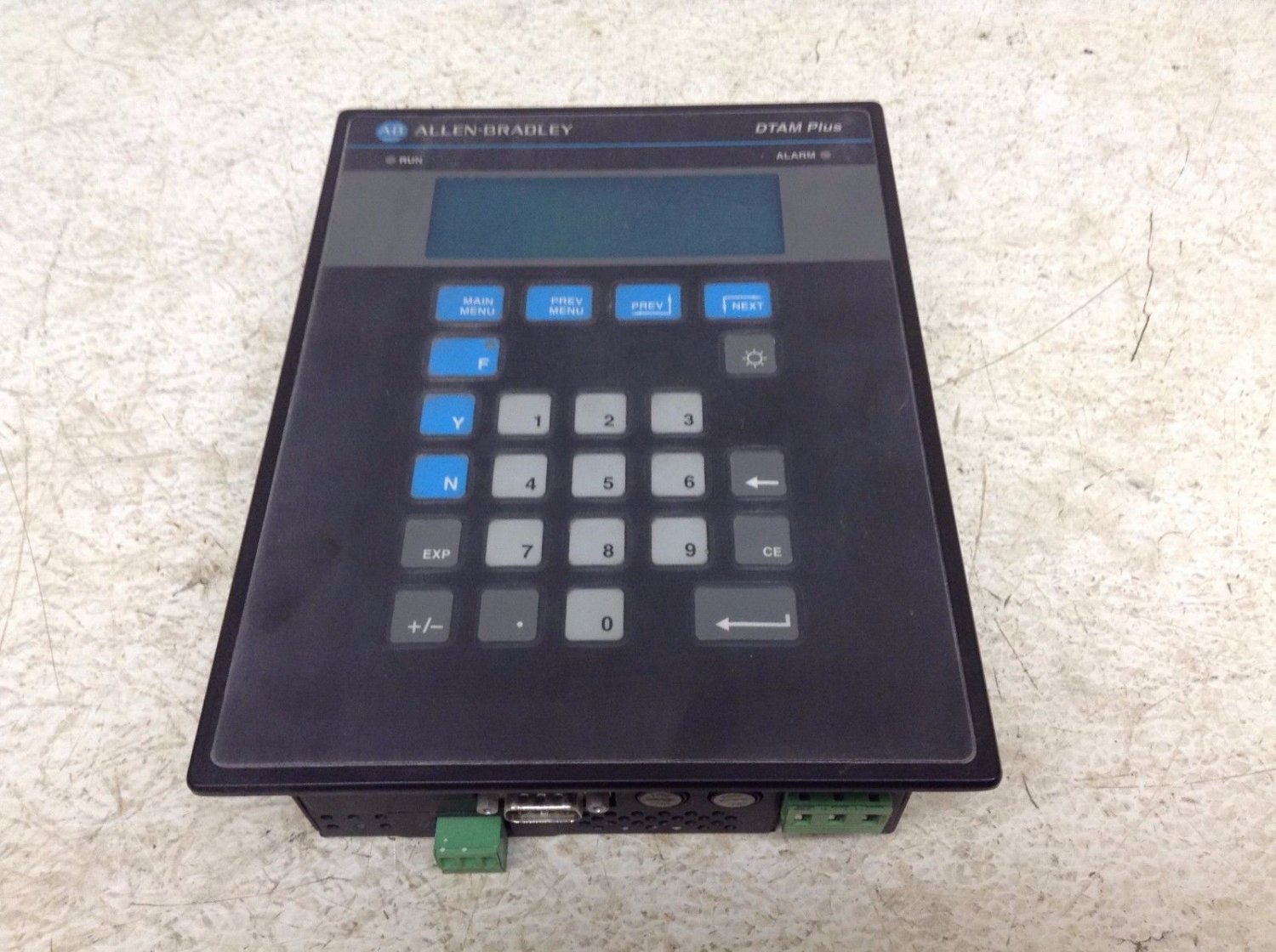 Allen Bradley 2707-V40P2R DTAM Plus Ser. B Rev. B RIO / RS232 2707V40P2R