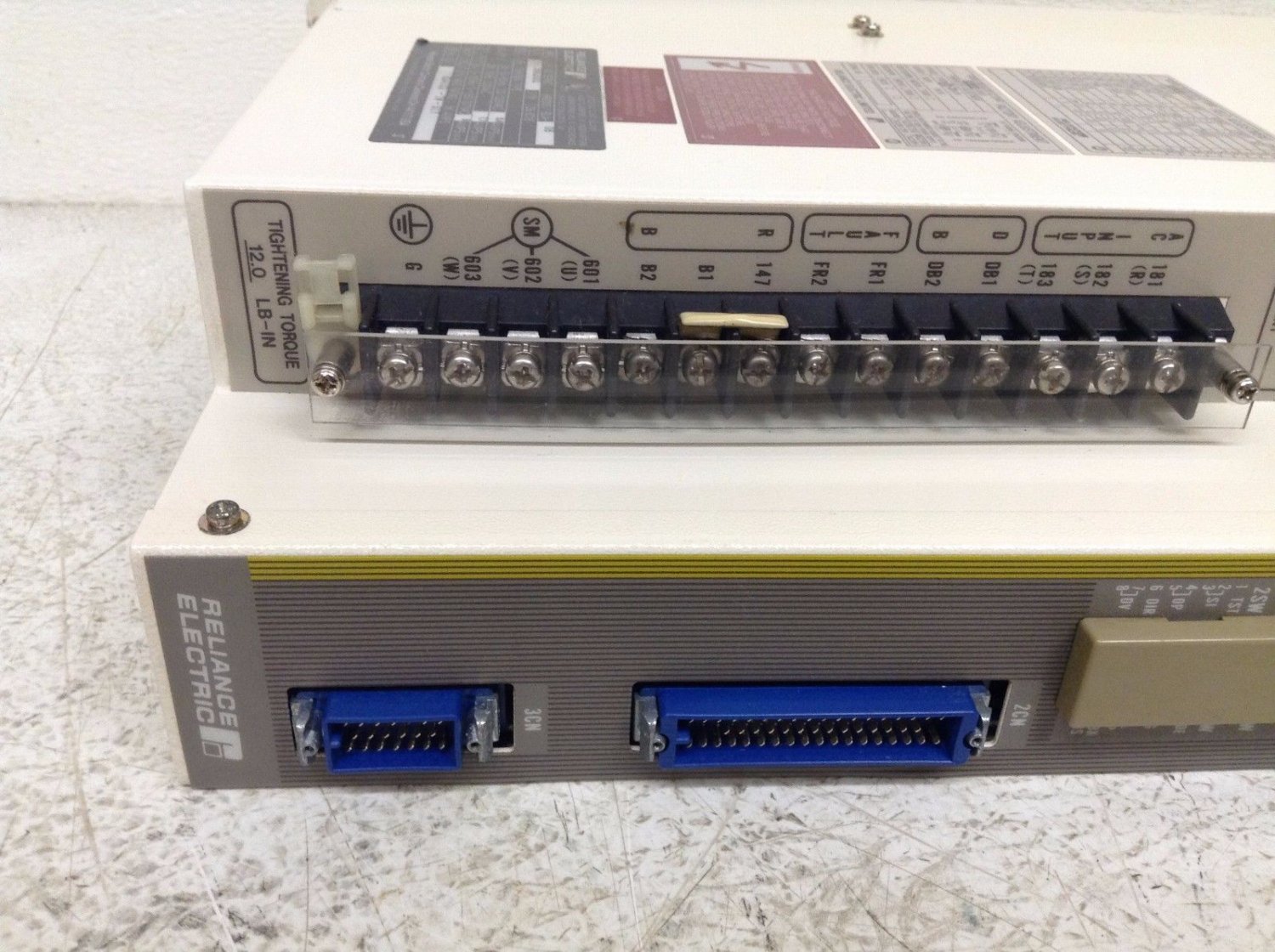 Reliance Electric HR2000/BLA-08 3RA2002 180/207 VAC 8 Amp Brushless AC ...