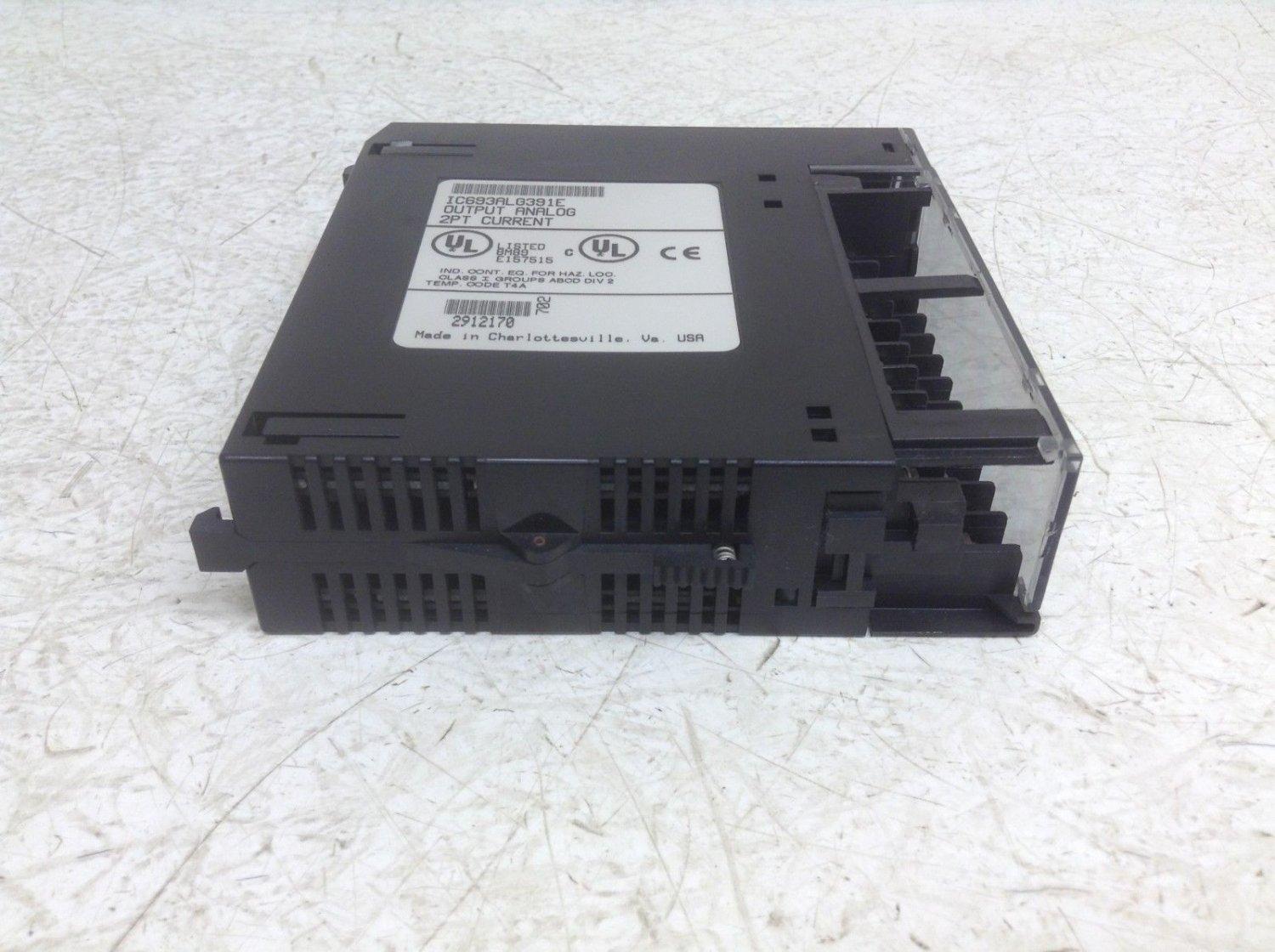 GE Fanuc IC693ALG391E Analog Output 2 Pt Current Module IC693 90-30 IC693ALG391