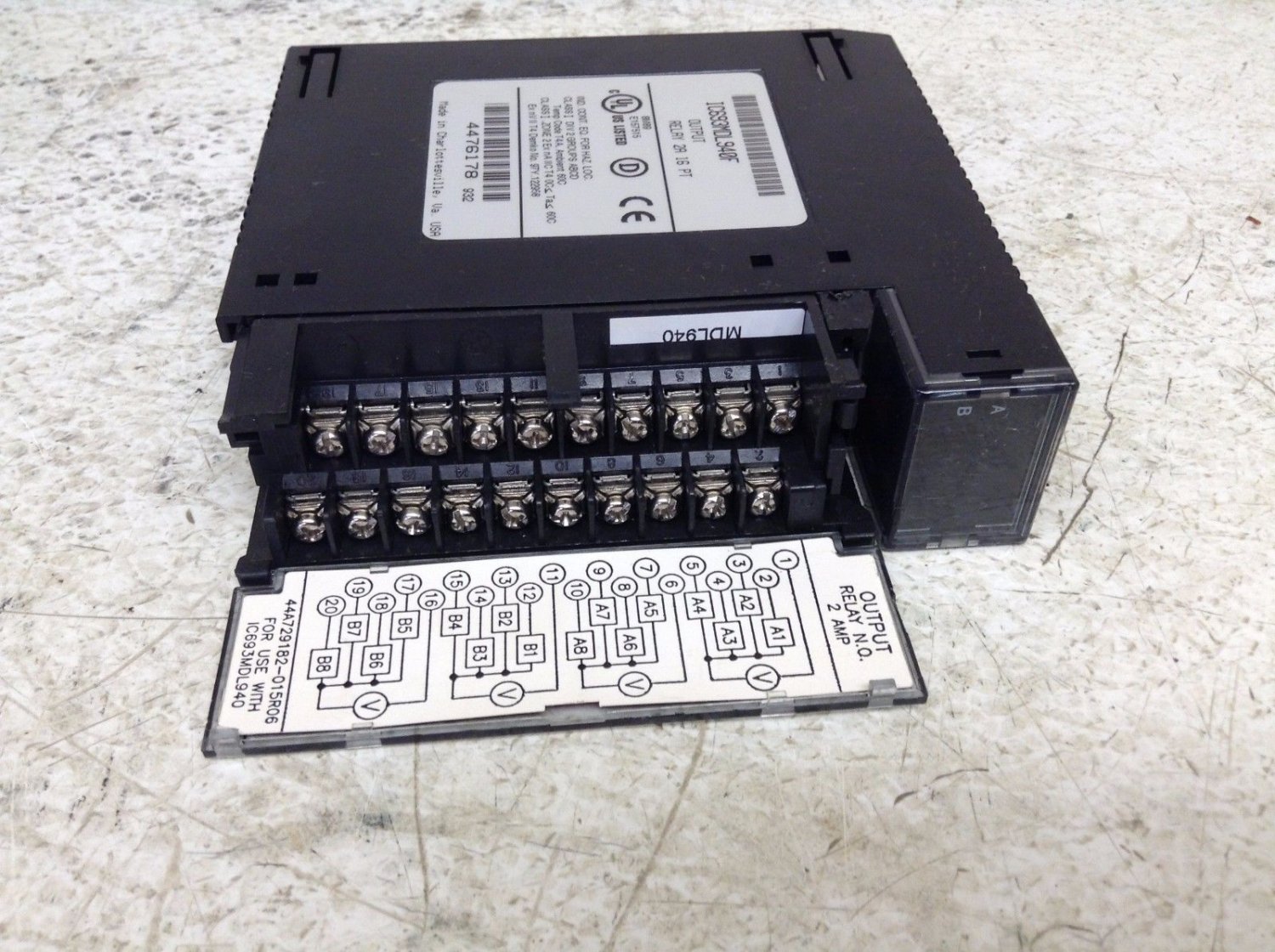 GE Fanuc IC693MDL940F Output Relay 2A 16 PT IC693MDL940 IC693 90-30