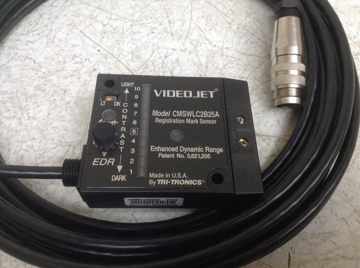 VideoJet 375085-13 Registration Mark Sensor Product Kit CMSWLC2B25A New