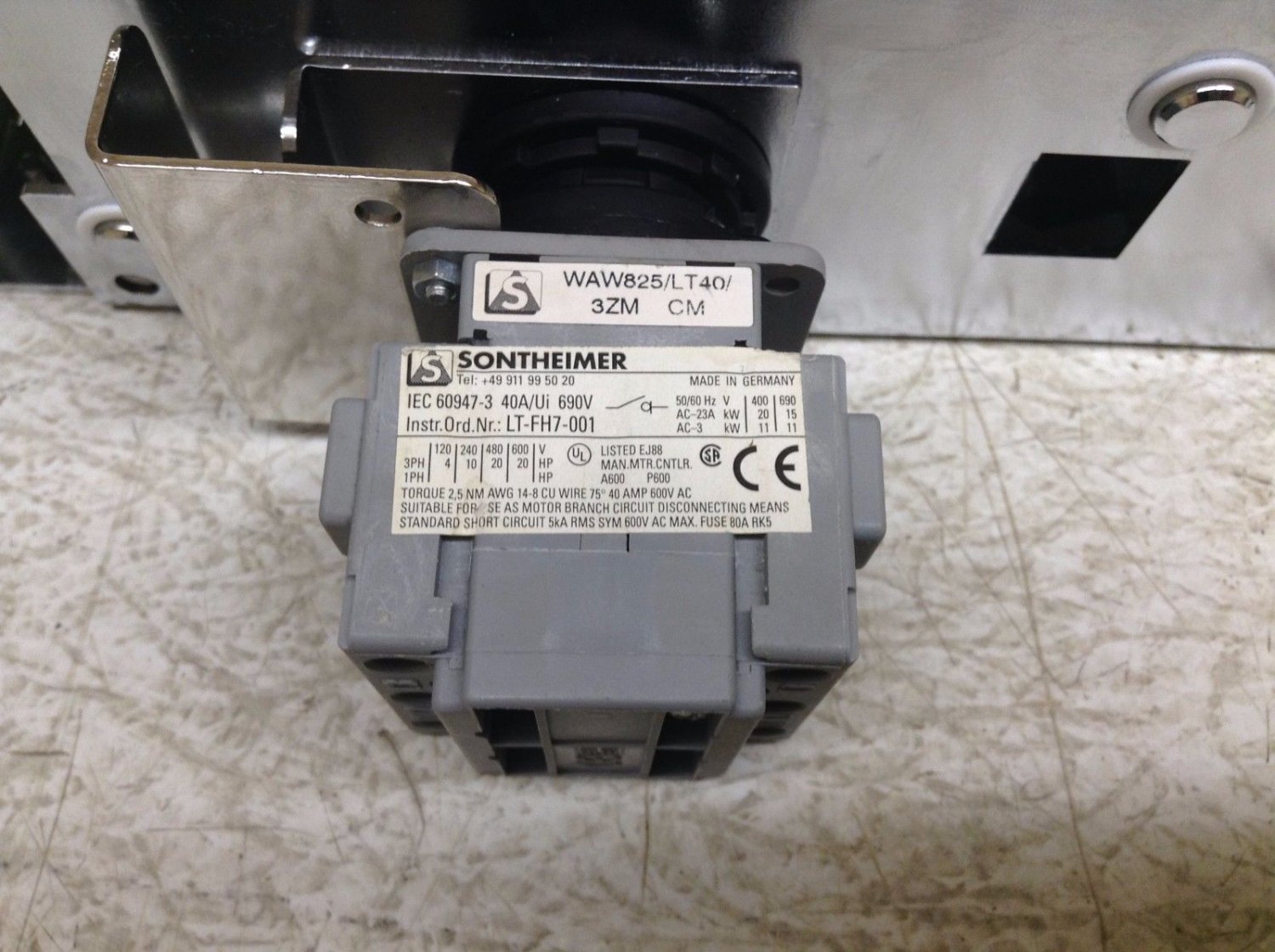 ABB 3HAC1432-1 Rotary Switch Door Interlock Sontheimer LT-FH7-001 (TSC)