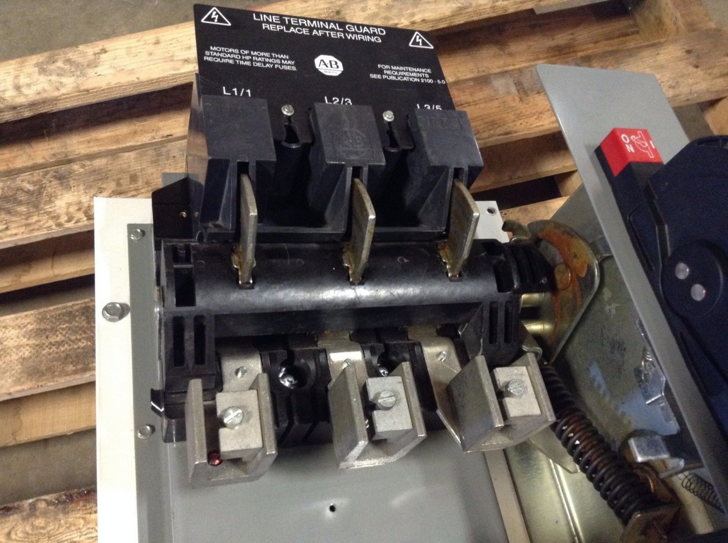 Allen Bradley 40120-569-03 3 Pole 400 Amp 600 V Disconnect Switch 1494F ...