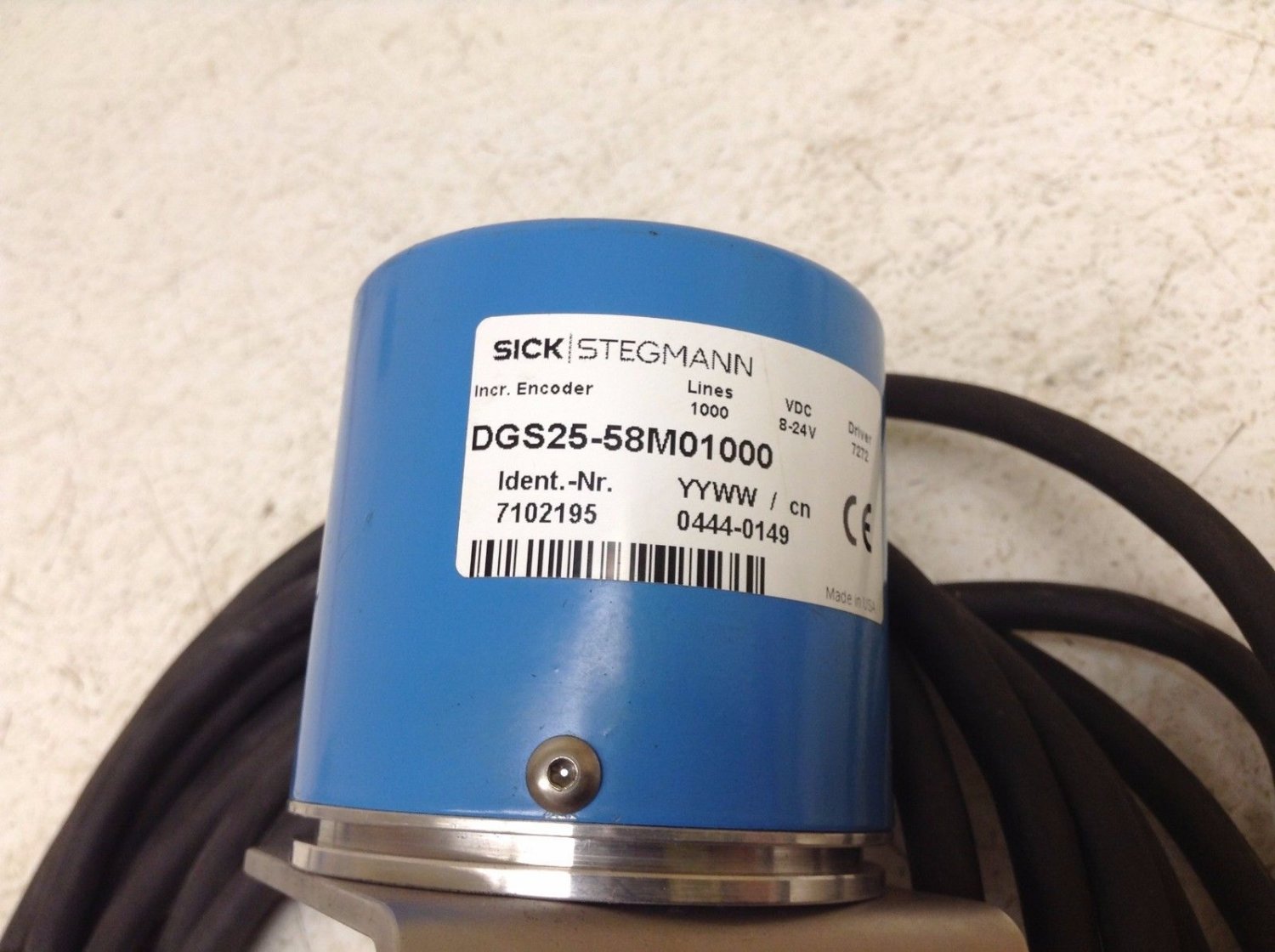 Sick Stegmann DGS25-58M01000 7102195 Incremental Encoder 8-24V ...