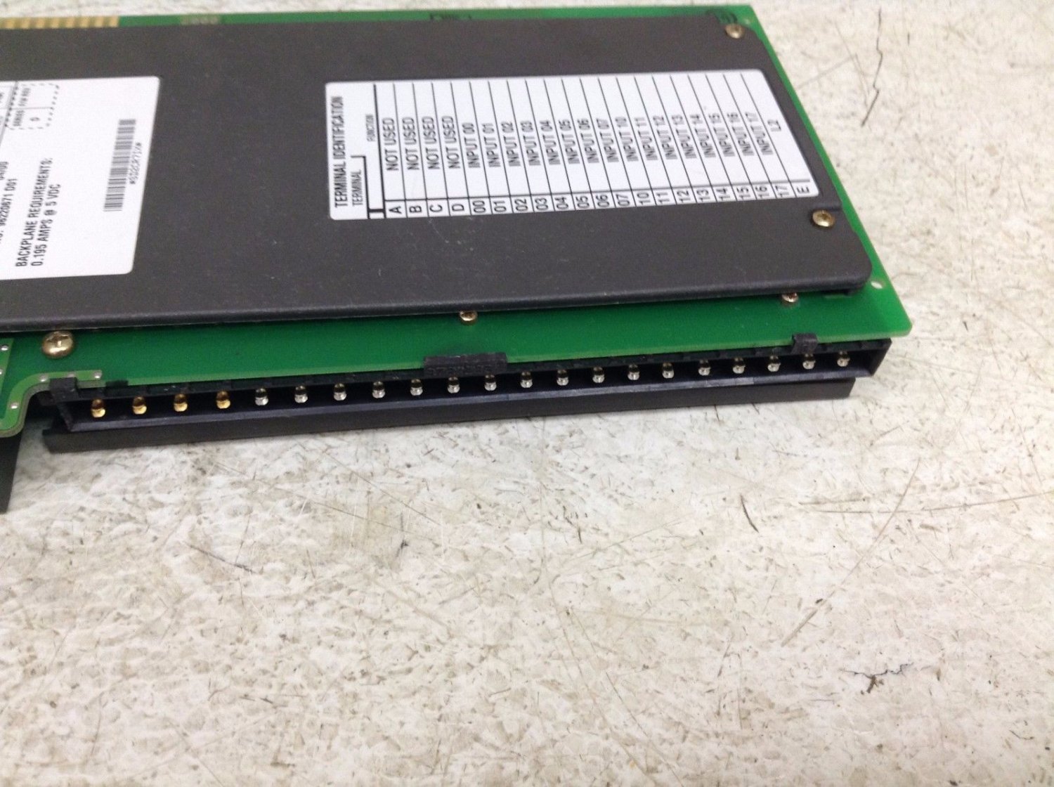 Allen Bradley 1771-IAD/D Ser. D 120 V AC/DC Input Module Rev C01 ...