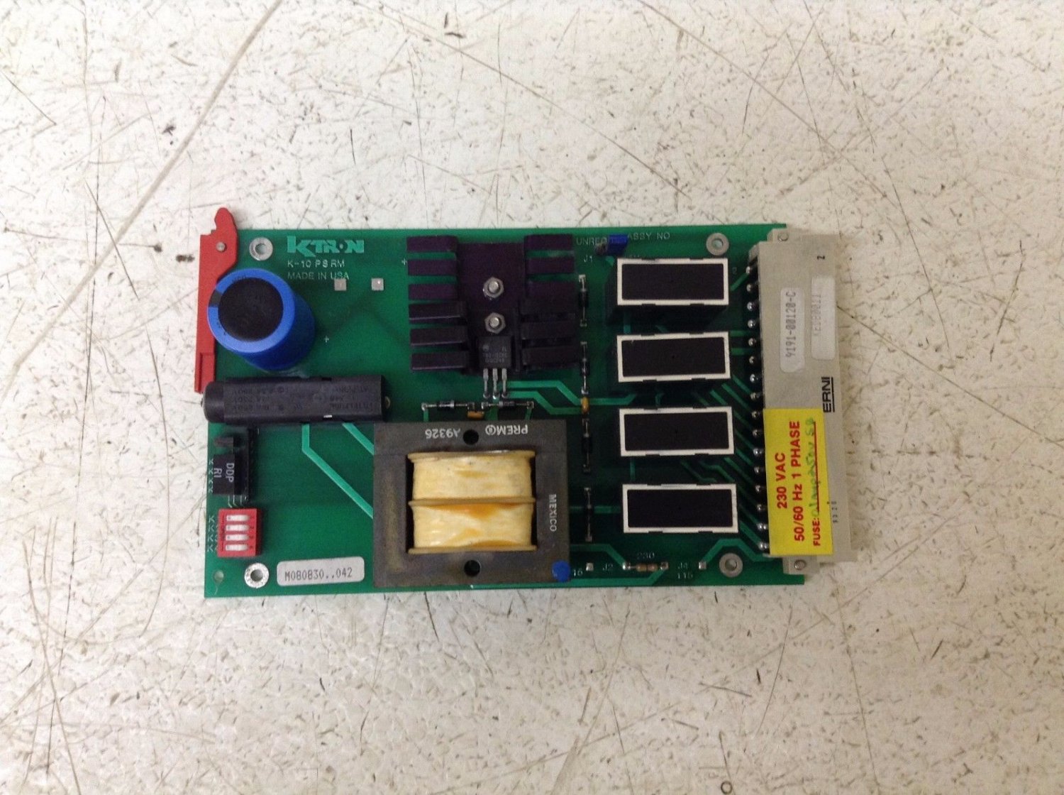 Ktron K-10 PS RM Circuit Board 9191-00120-C KED80011 K10PSRM
