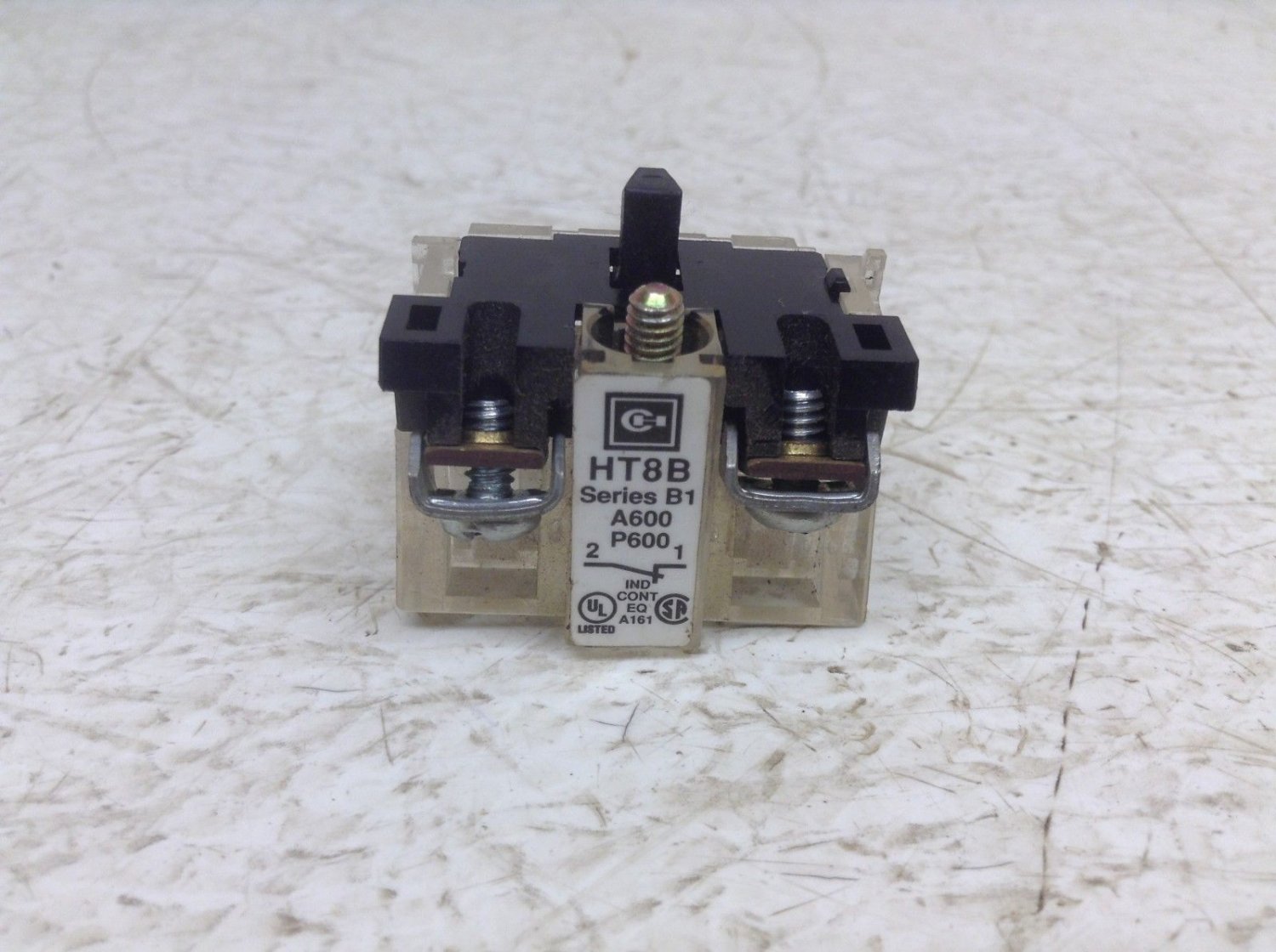 Cutler Hammer Eaton HT8B Contact Block A600 P600 Ser B1