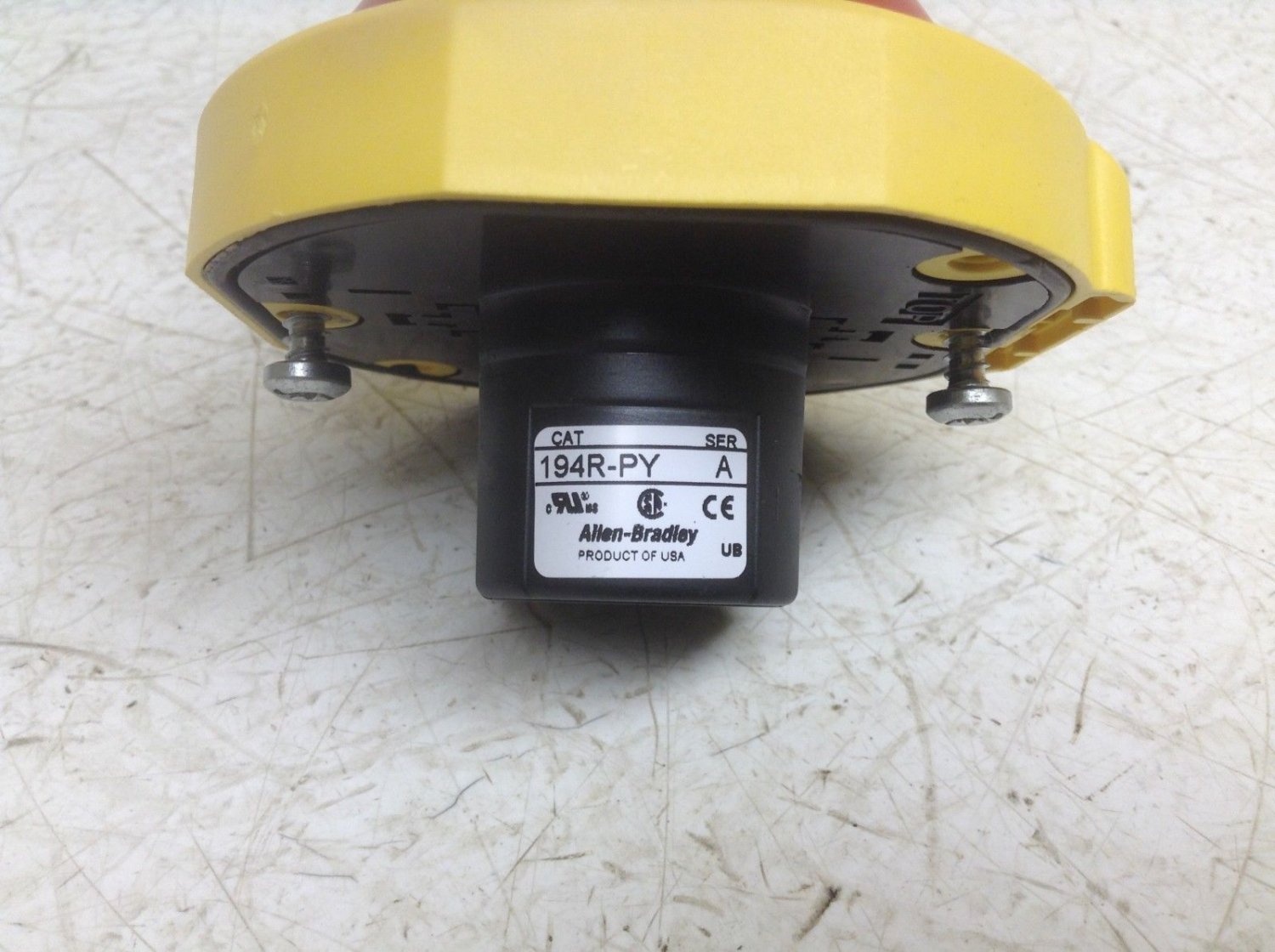 Allen Bradley 194R-PY Ser. A Disconnect Operator Handle 194RPY 194R