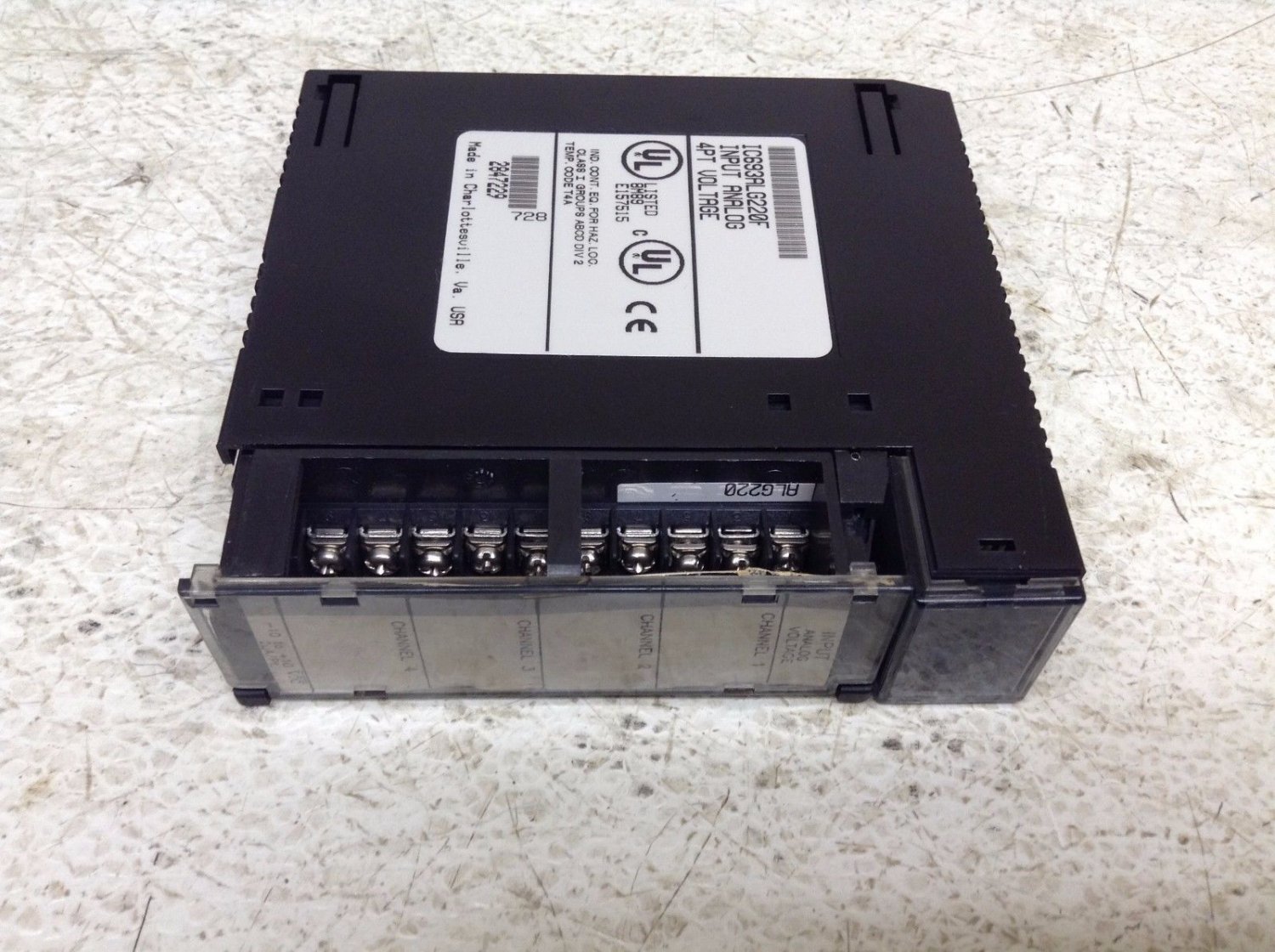 GE Fanuc IC693ALG220F Input Analog 4PT Voltage IC693ALG220 IC693 90-30