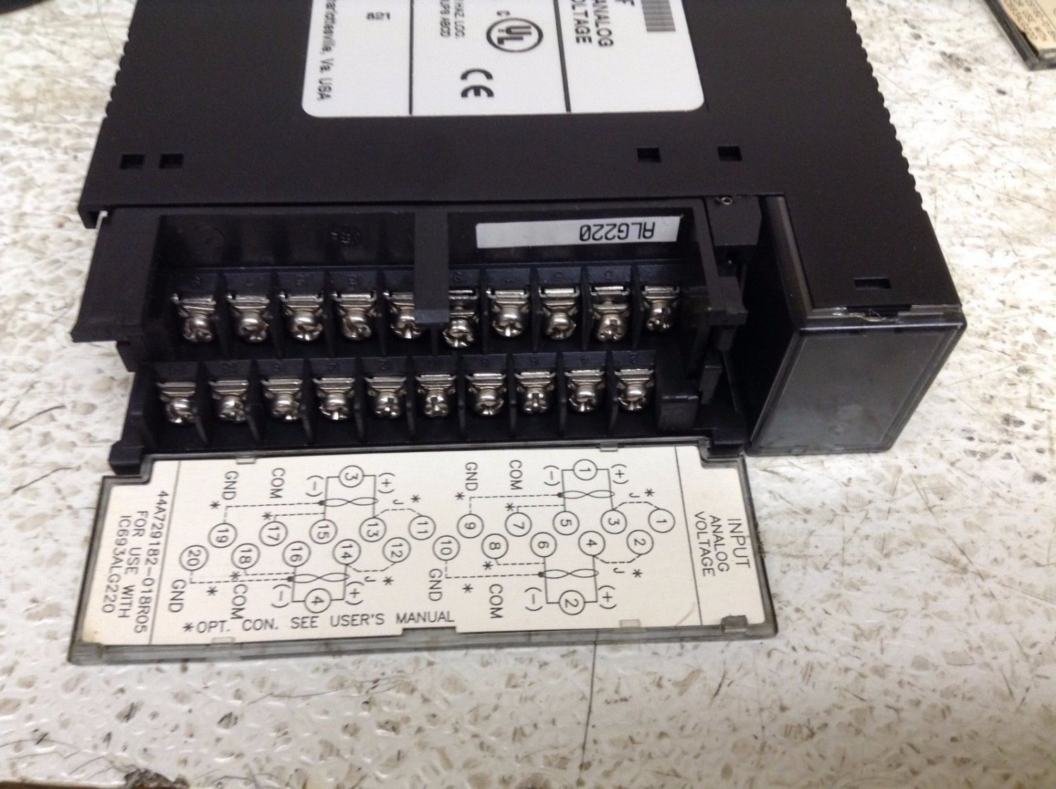 GE Fanuc IC693ALG220F Input Analog 4PT Voltage IC693ALG220 IC693 90-30
