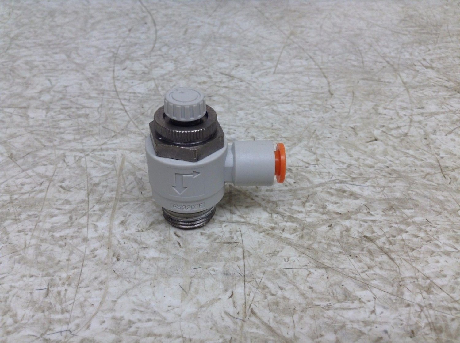 SMC AS3201F 1/4" Pneumatic Flow Control Valve AS 3201F