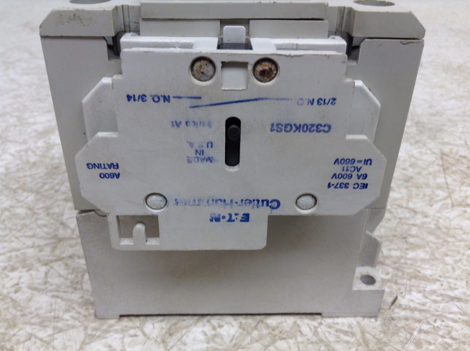 Cutler Hammer AN16DNO Size 1 Starter Contactor 110/120 VAC Coil AN16DN0