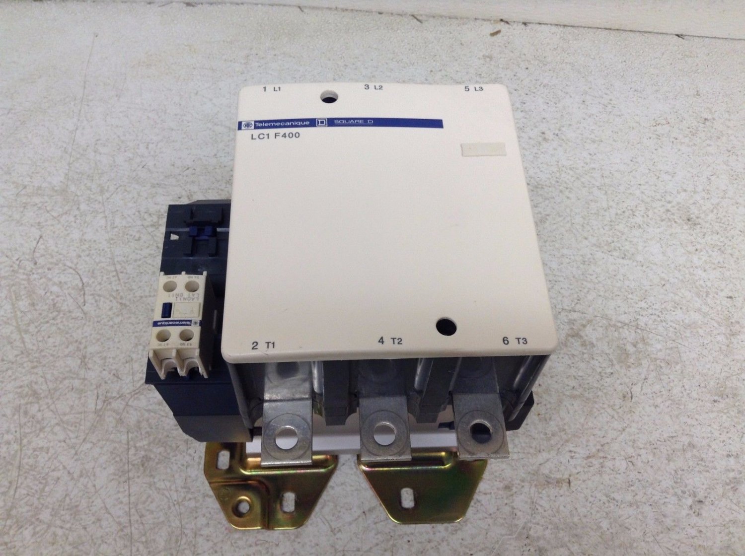 Telemecanique LC1F400 LX1FJ110 110-120 VAC Coil Contactor 250 HP LC1 ...