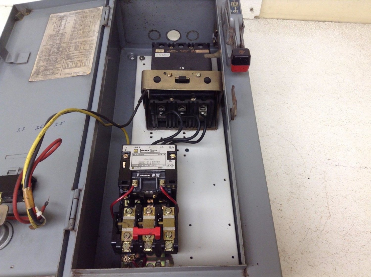 Square D 8539SBG-2 S Combination Motor Starter Size 0 8538 8539 SBG-2 SBG2