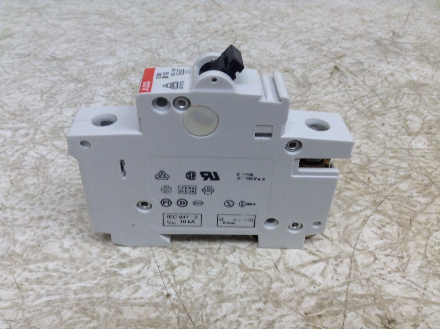 ABB S261 B10 10 Amp 1 Pole 230/400 VAC Circuit Breaker S261B10