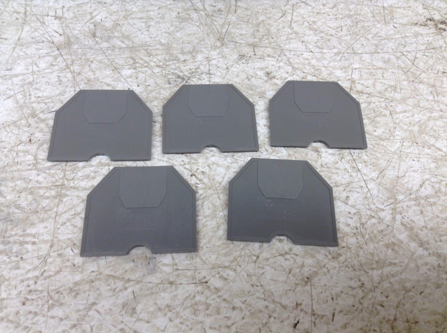 Wieland TW 2,5-4 Grey Gray Wire Terminal End Cap TW 2.5-4 TW254 TW2,5-4 ...