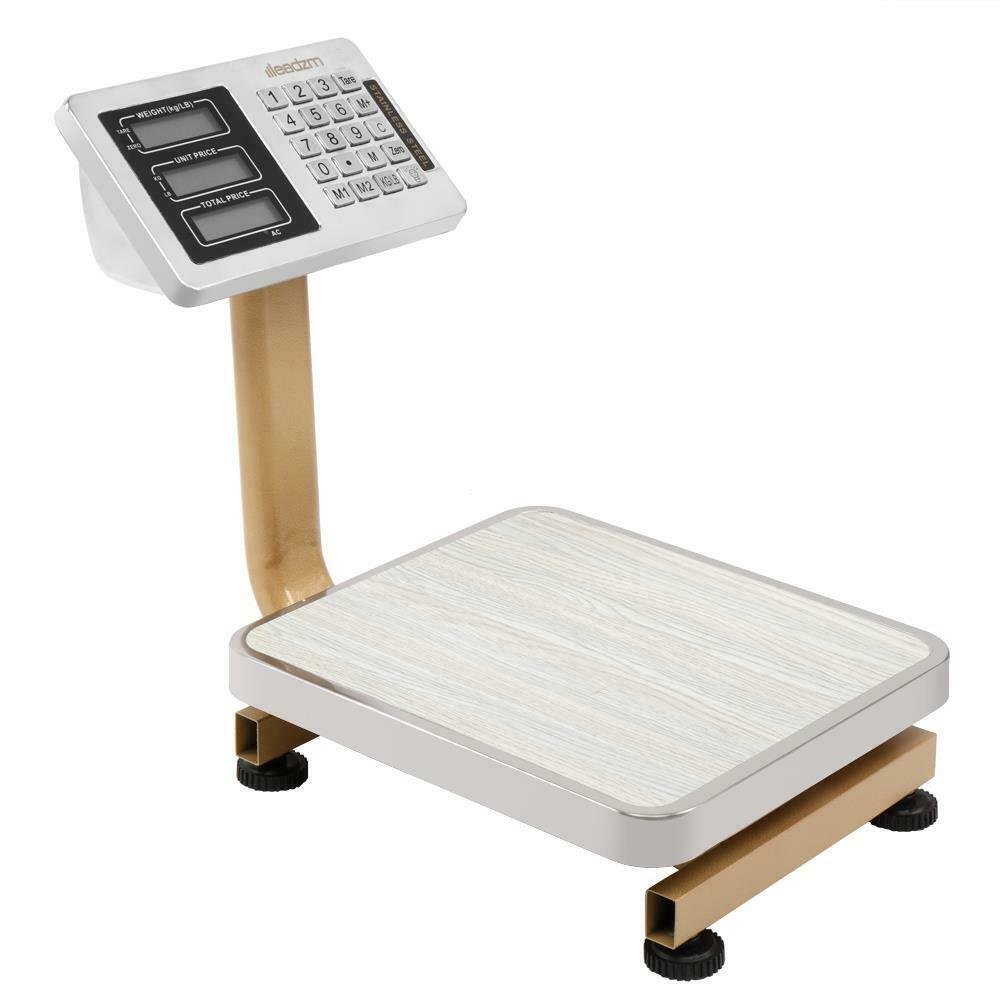 176 lbs Weight Electronic Platform Scale,Digital Floor Heavy Duty ...