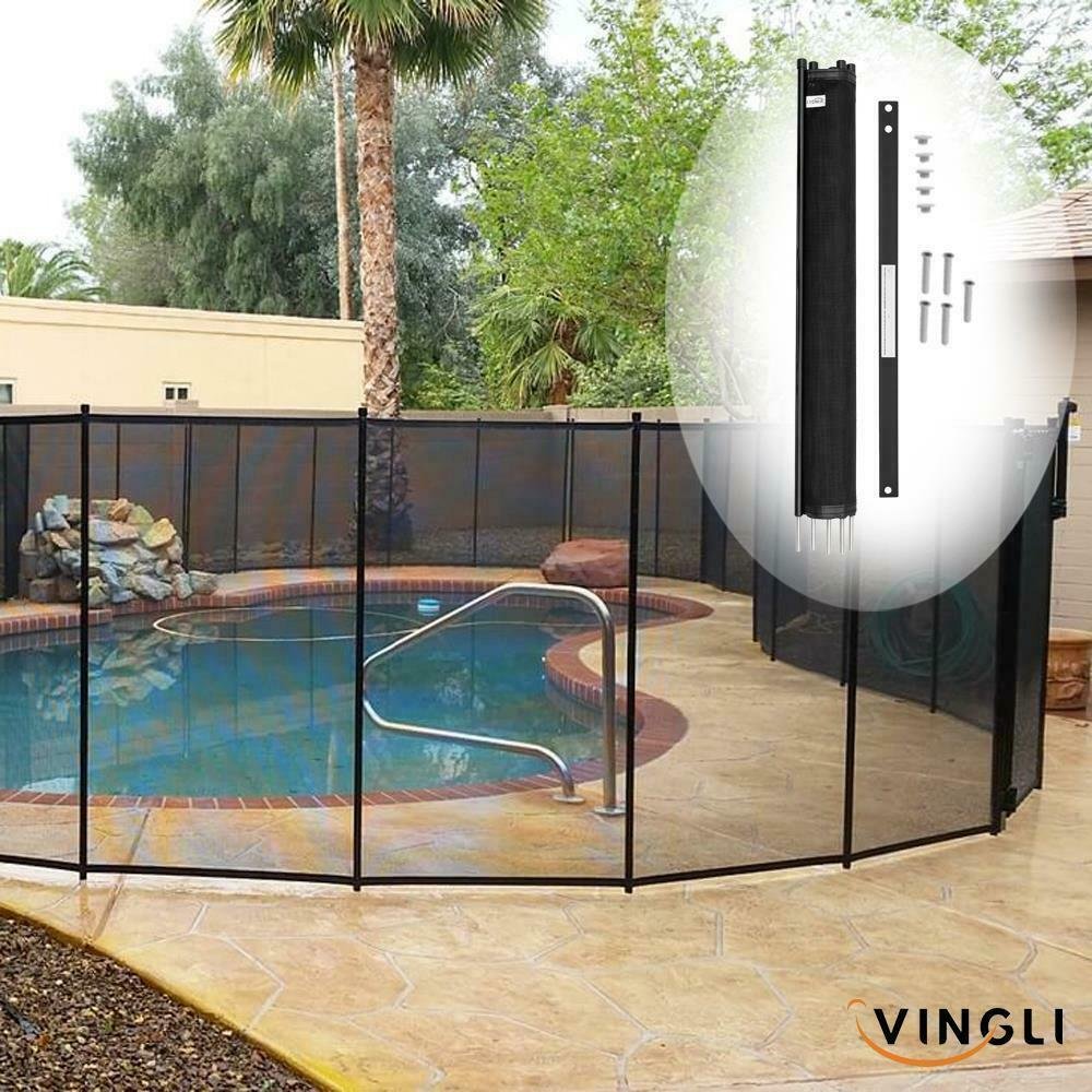 Pool Fence DIY by Life Saver Fencing Section Kit, 4 Feet x 12-Feet ...