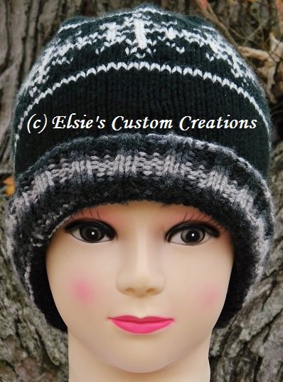 Fair Isle Snowflakes - PDF Knitting Pattern