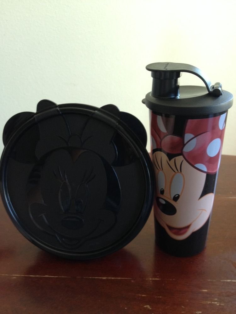 TUPPERWARE Disney Minnie Mouse Tumbler Wonder Bowl 16 oz New