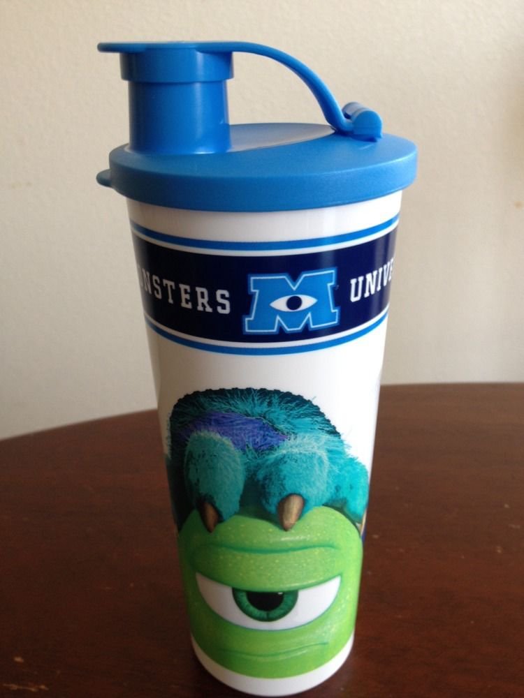 Tupperware Disney Pixar Monsters Inc University Tumbler w/Flip Top Seal ...