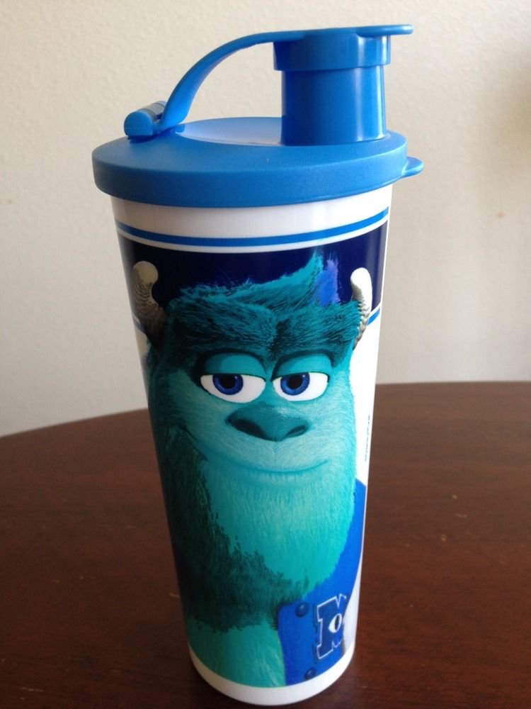 Tupperware Disney Pixar Monsters Inc University Tumbler w/Flip Top Seal ...