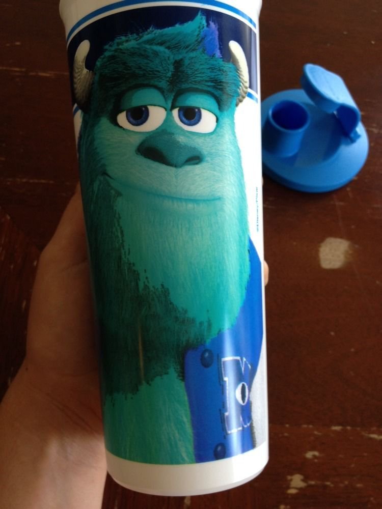 Tupperware Disney Pixar Monsters Inc University Tumbler w/Flip Top Seal ...