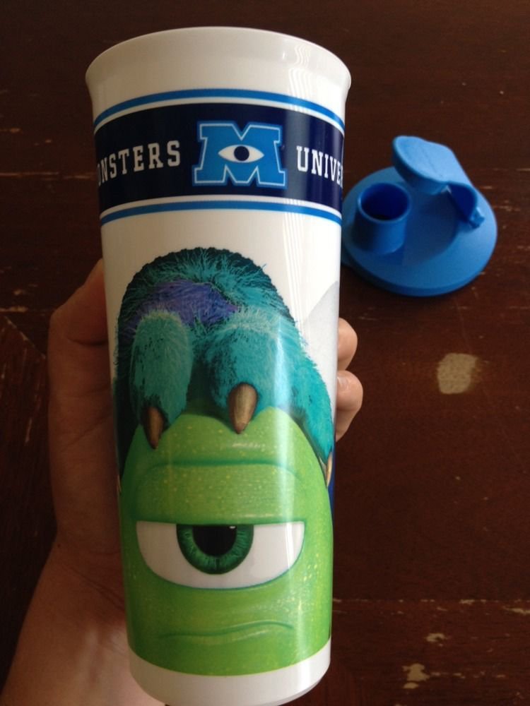 Tupperware Disney Pixar Monsters Inc University Tumbler w/Flip Top Seal ...