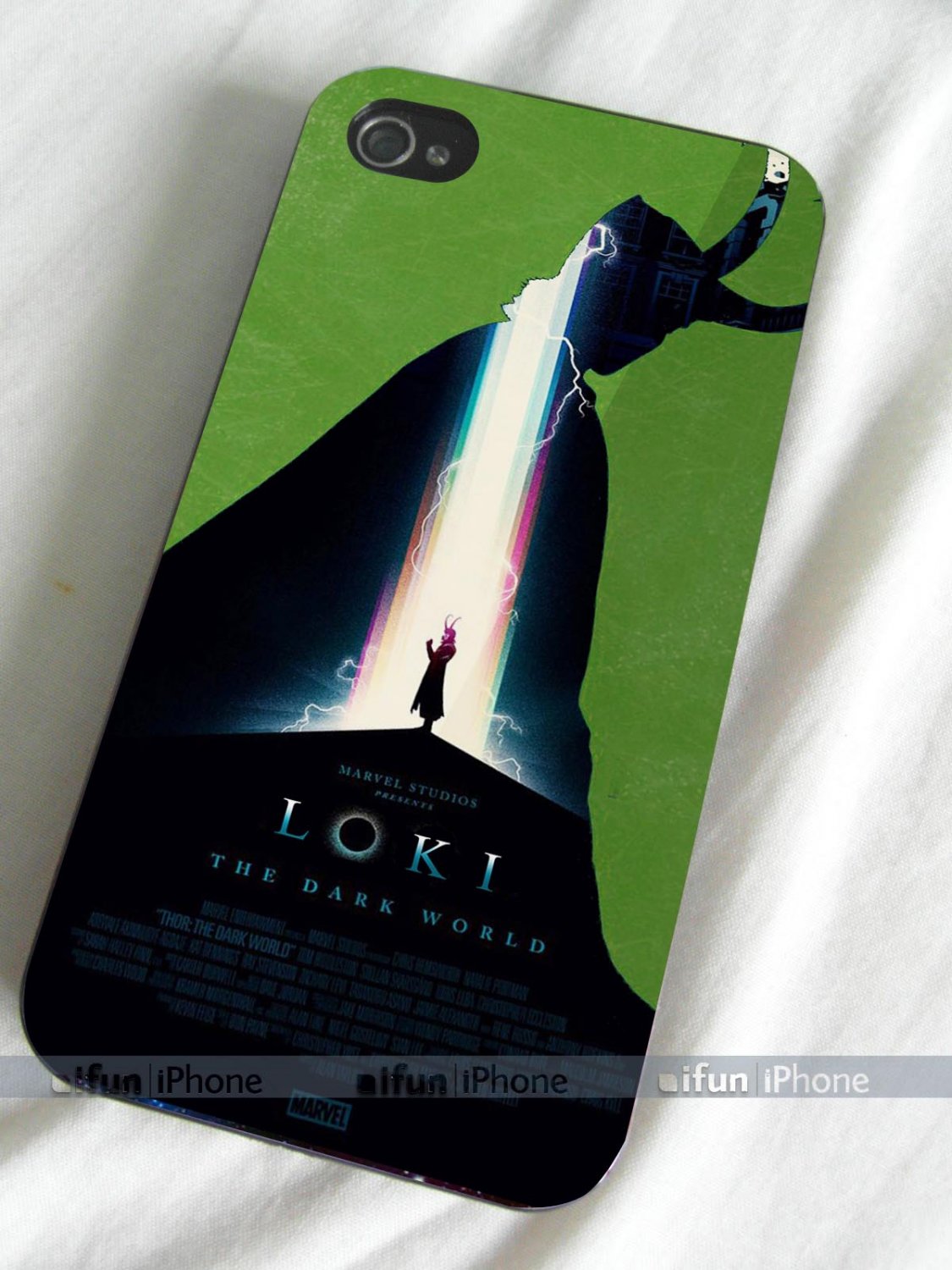 loki art Thor Dark World iphone 5/5s case black