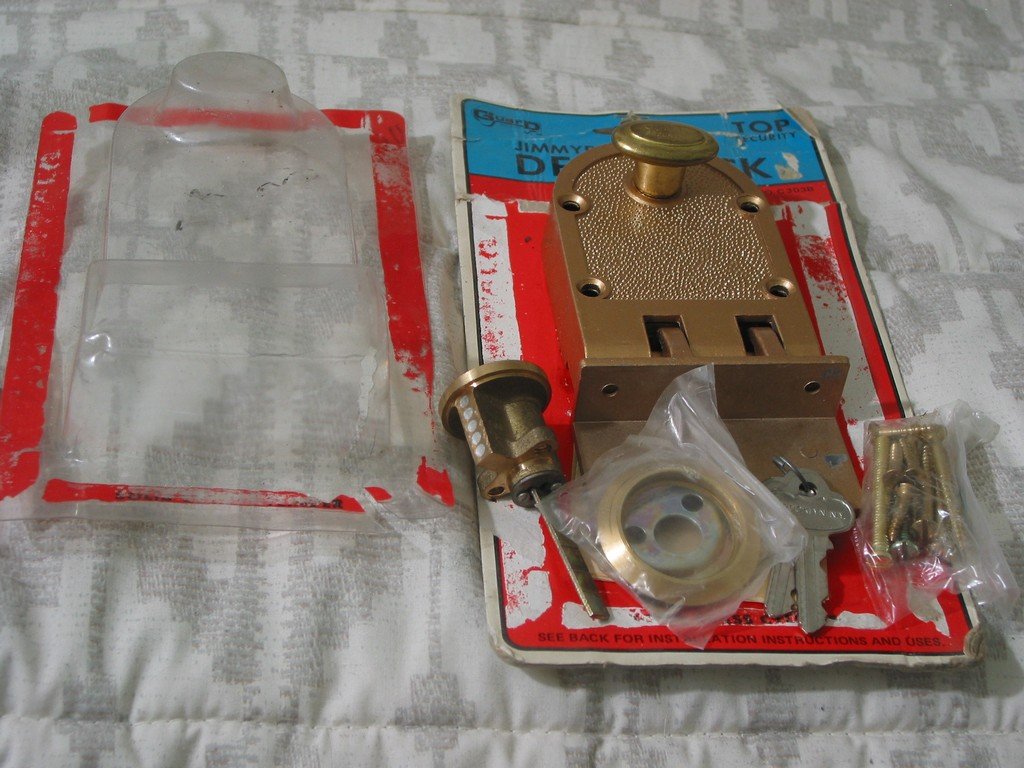 GUARD Jimmy Proof Deadlock Single Cylinder Double Bolts