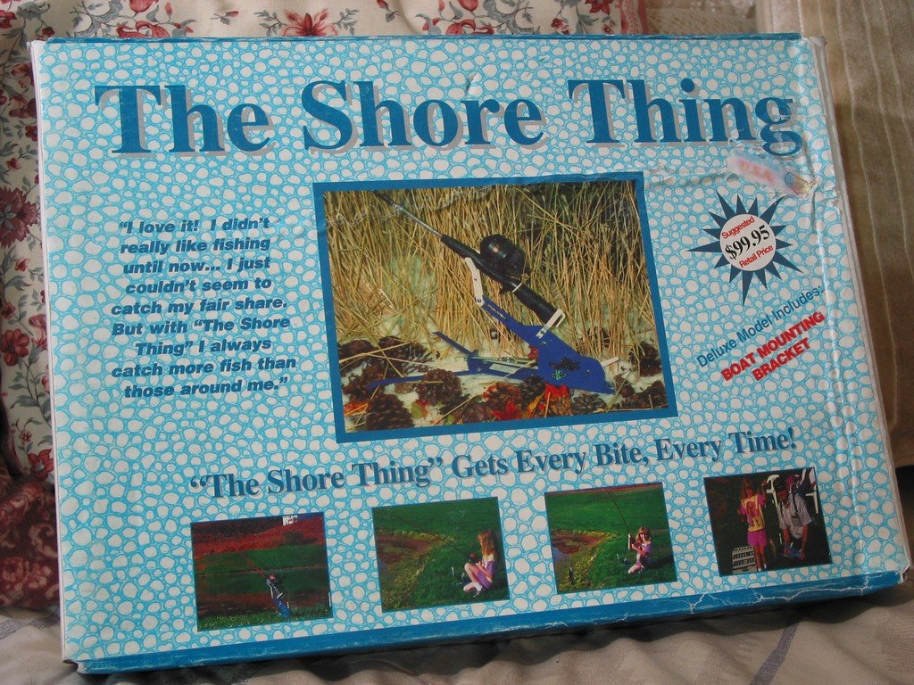 THE SHORE THING Fishing Pole Rod Holder Boat Land Fish