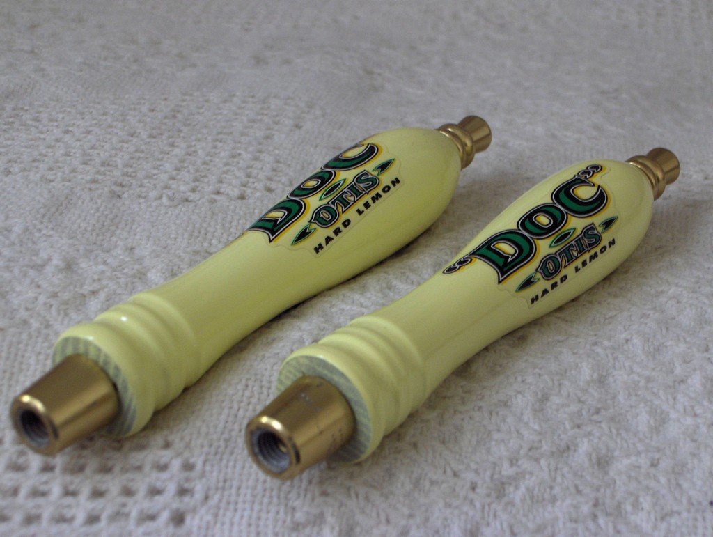 DOC OTIS Hard Lemonade Tap Handle Set of 2 Used
