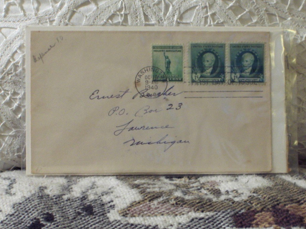 First Day Issue Cover Stamp Gilbert Charles Stuart 1940 1c
